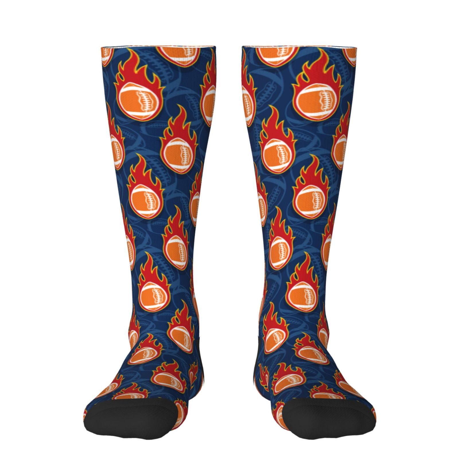 Fotbe American Football and Fire Flames print Women's Men's Novelty ...