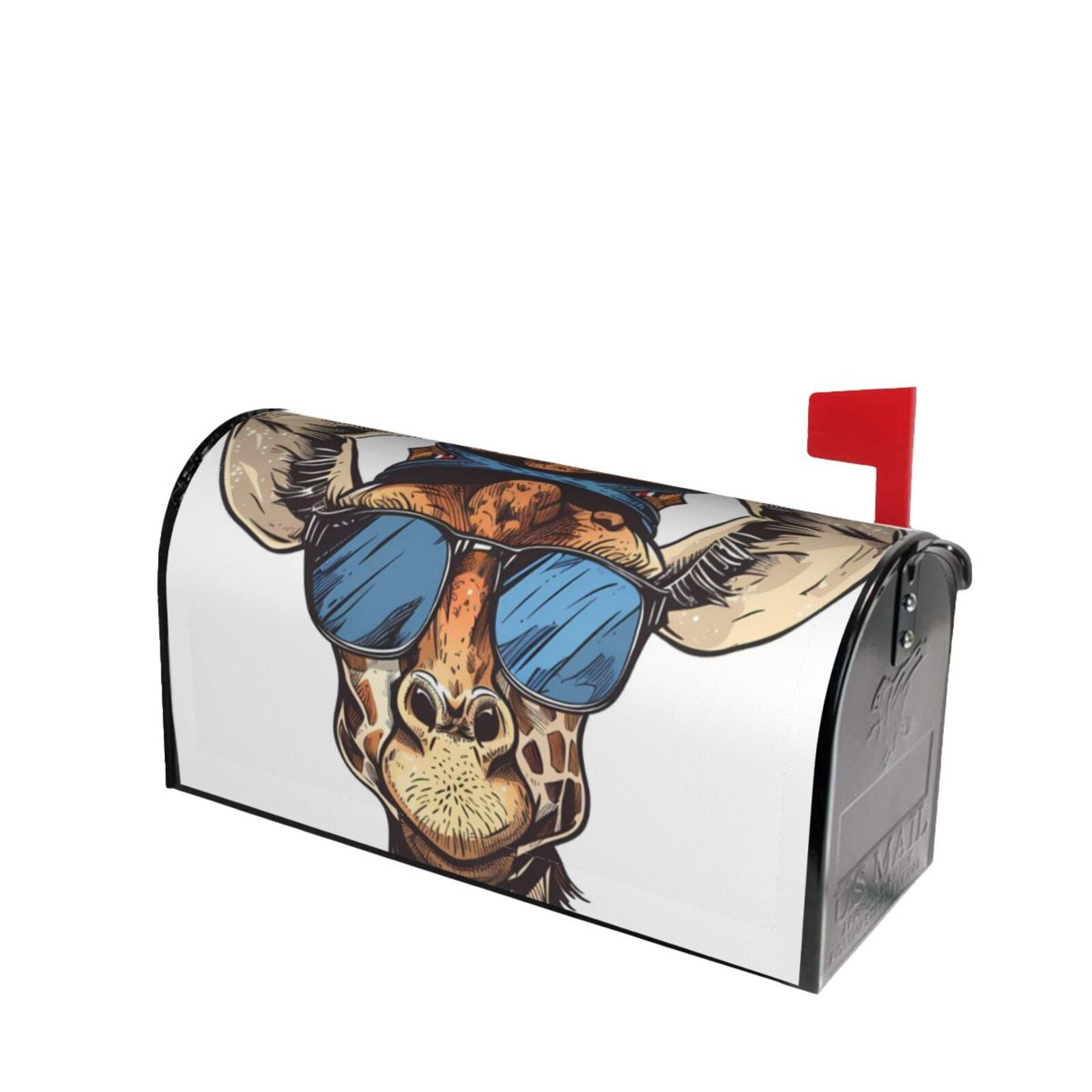 Fotbe American Giraffe Style Mailbox Covers Post Letter Box Cover ...