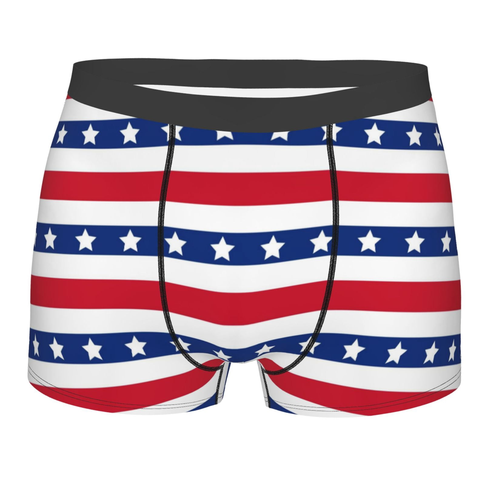 Fotbe American Patriotic Stars And Stripes Men’s Total Support Pouch ...