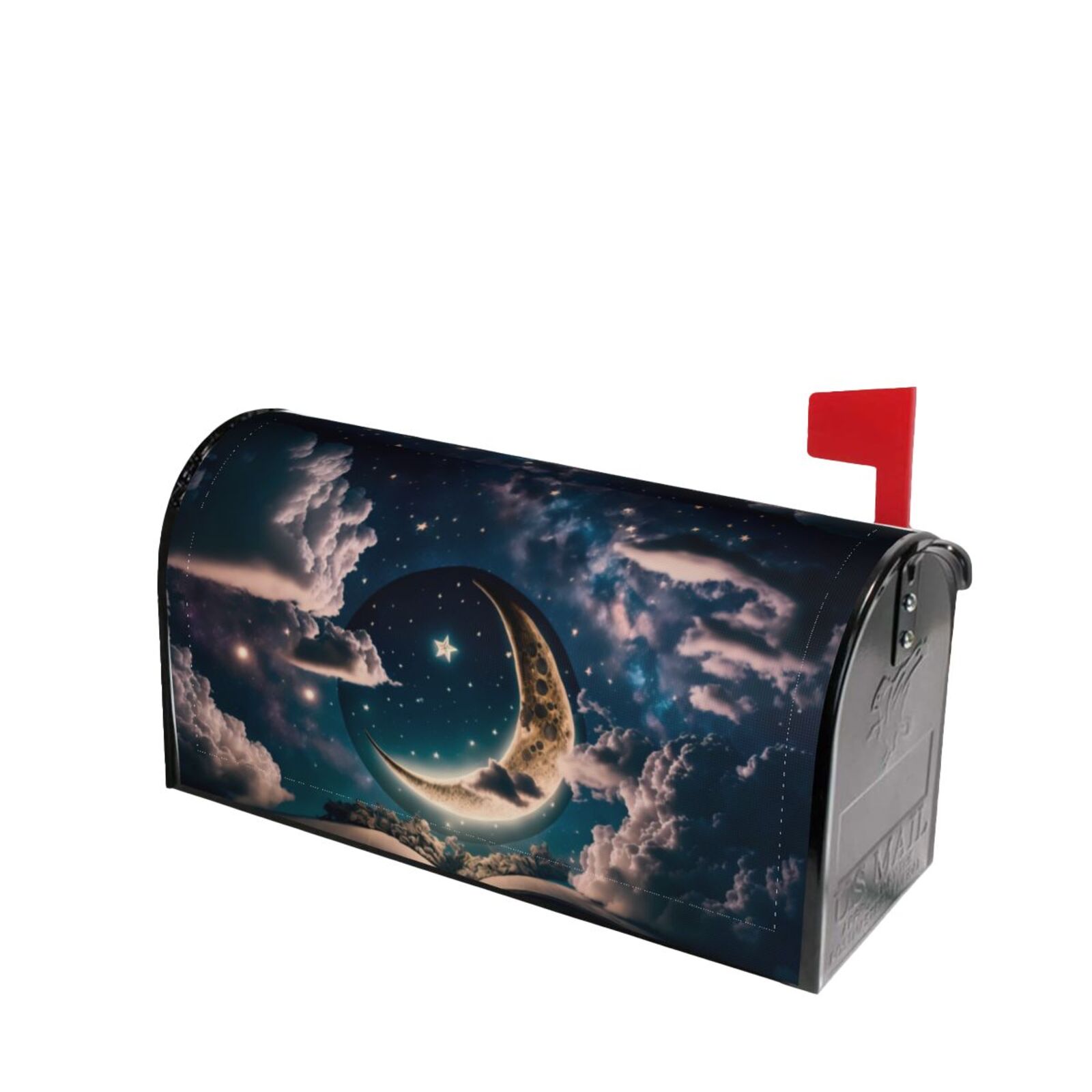 Fotbe Artistic Starry Sky Moon Book Mailbox Covers Post Letter Box ...