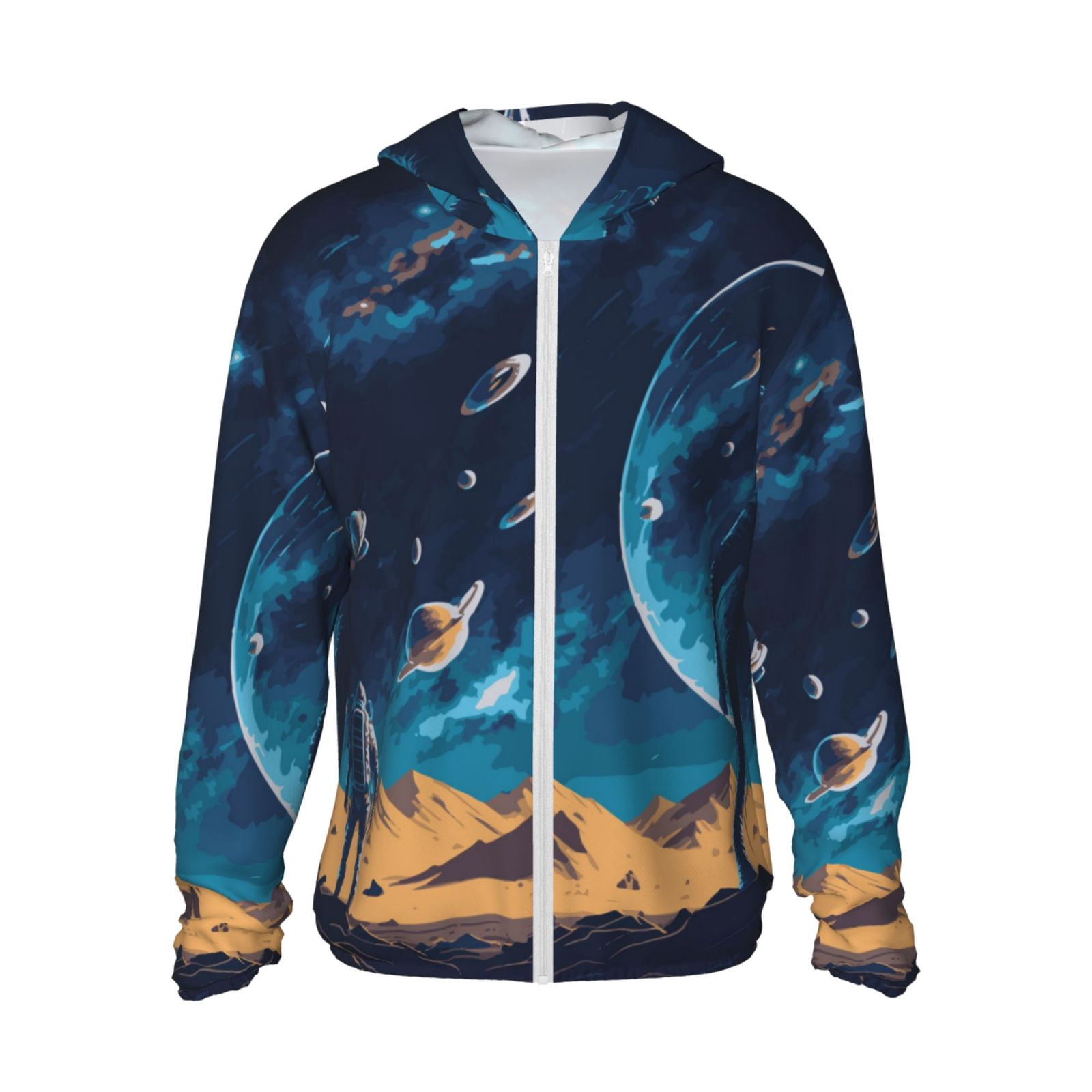 Fotbe Astronaut In A Space Suit On The Planet Men's Women's UPF 50+ Sun ...
