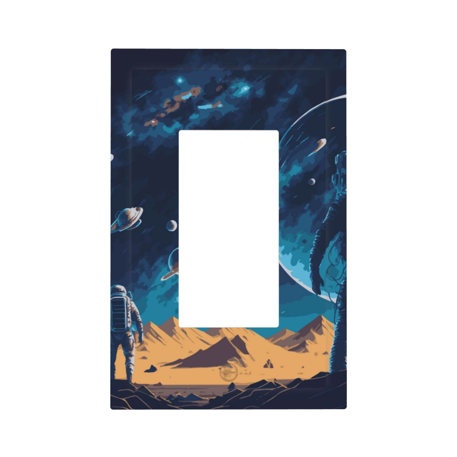 Fotbe Astronaut In A Space Suit On The Planet Print Duplex Receptacle ...