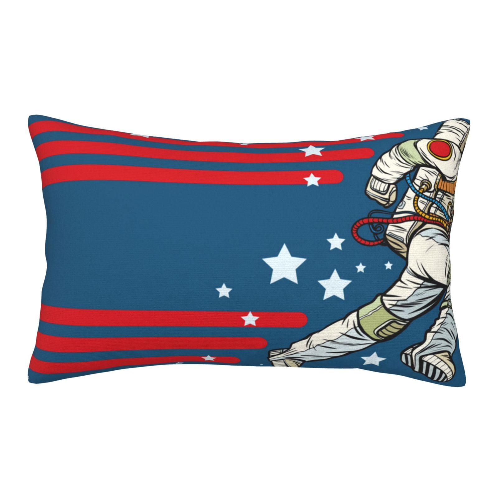 Fotbe Astronaut Runs Forward Pillow Cases - Envelope Closure - Luxury ...