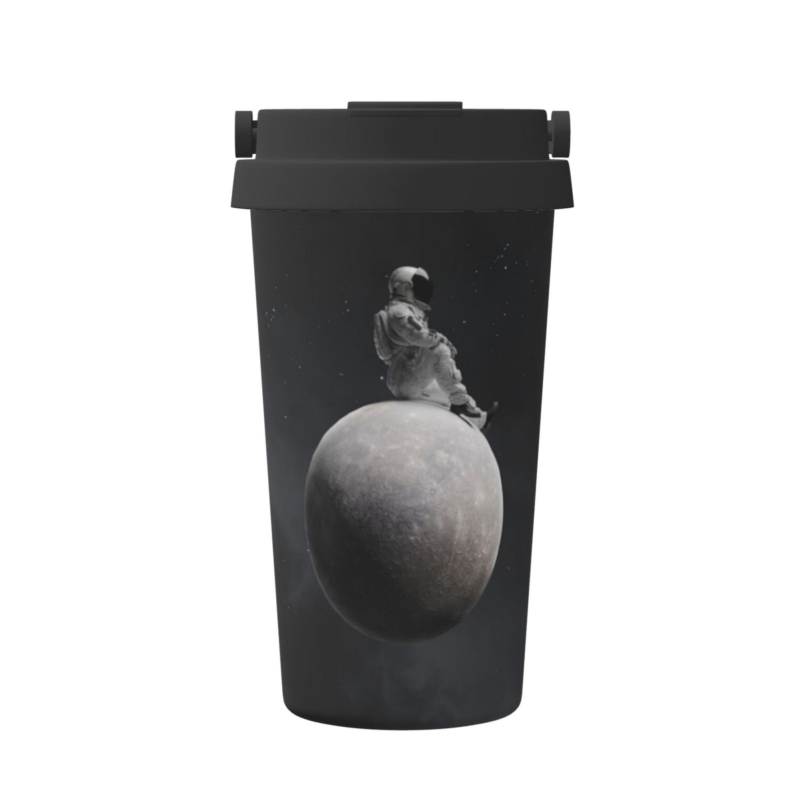 Fotbe Astronaut Sitting On Mercury Planet Printed Insulated Travel ...