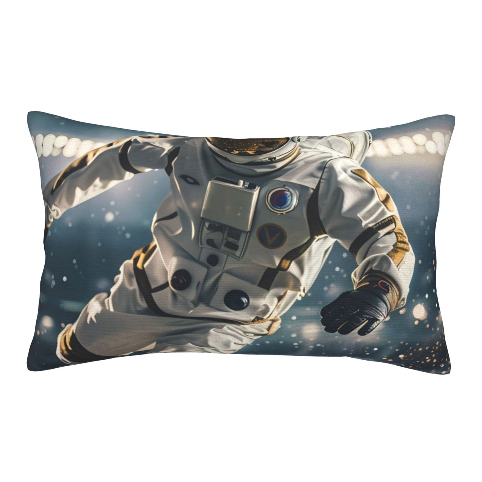 Fotbe Astronaut Soccer Field Pillow Cases - Envelope Closure - Luxury ...