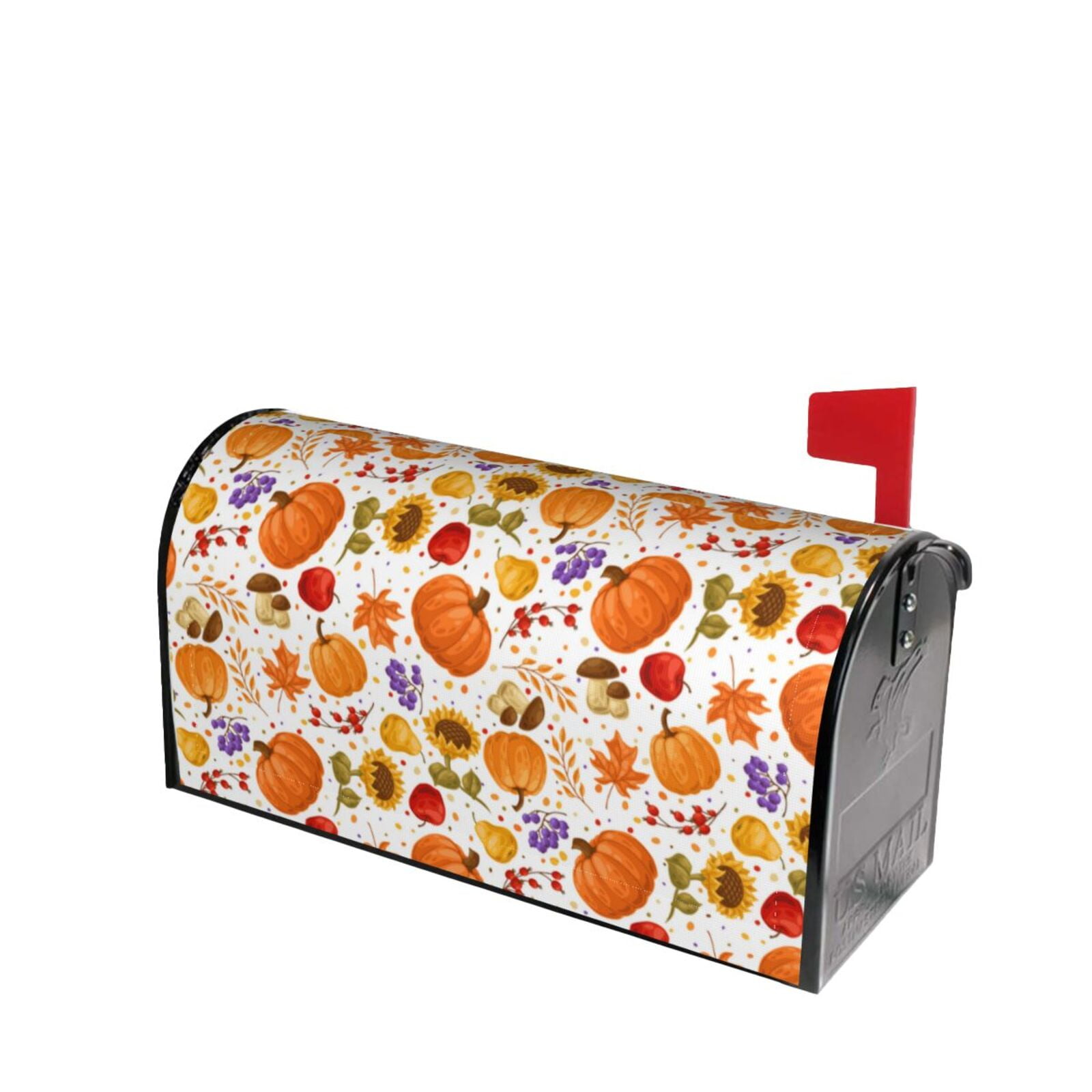 Fotbe Autumn Plants Mailbox Covers Post Letter Box Cover Garden Decor ...