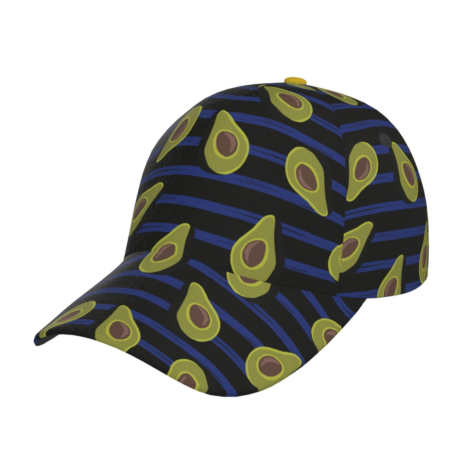 Fotbe Avocado Baseball Cap, Avocado Print Dad Hat,Outdoor Hat ...
