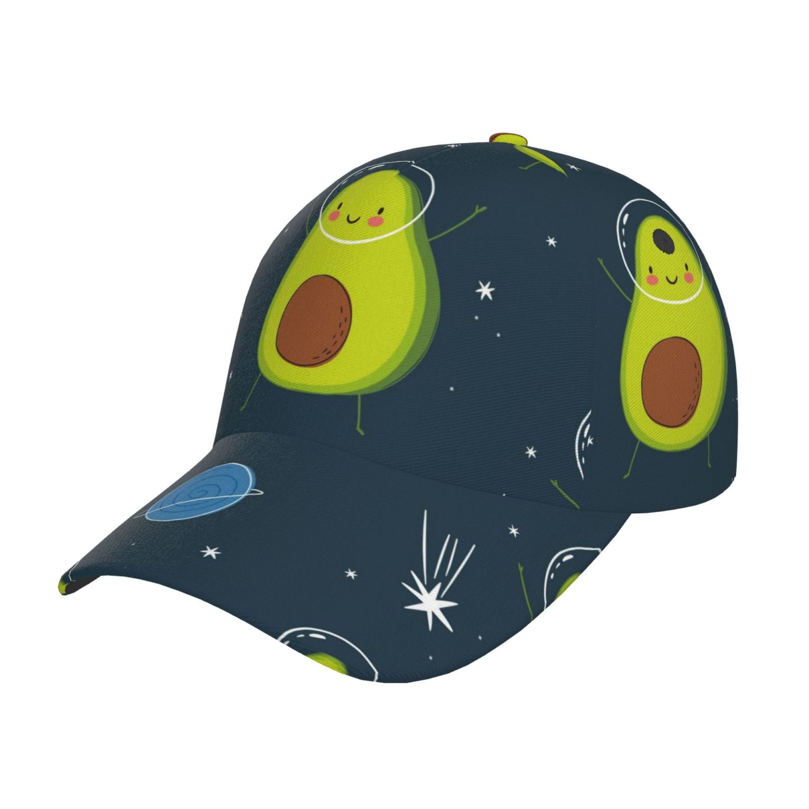 Fotbe Avocado In Space Baseball Cap, Avocado In Space Print Dad Hat ...