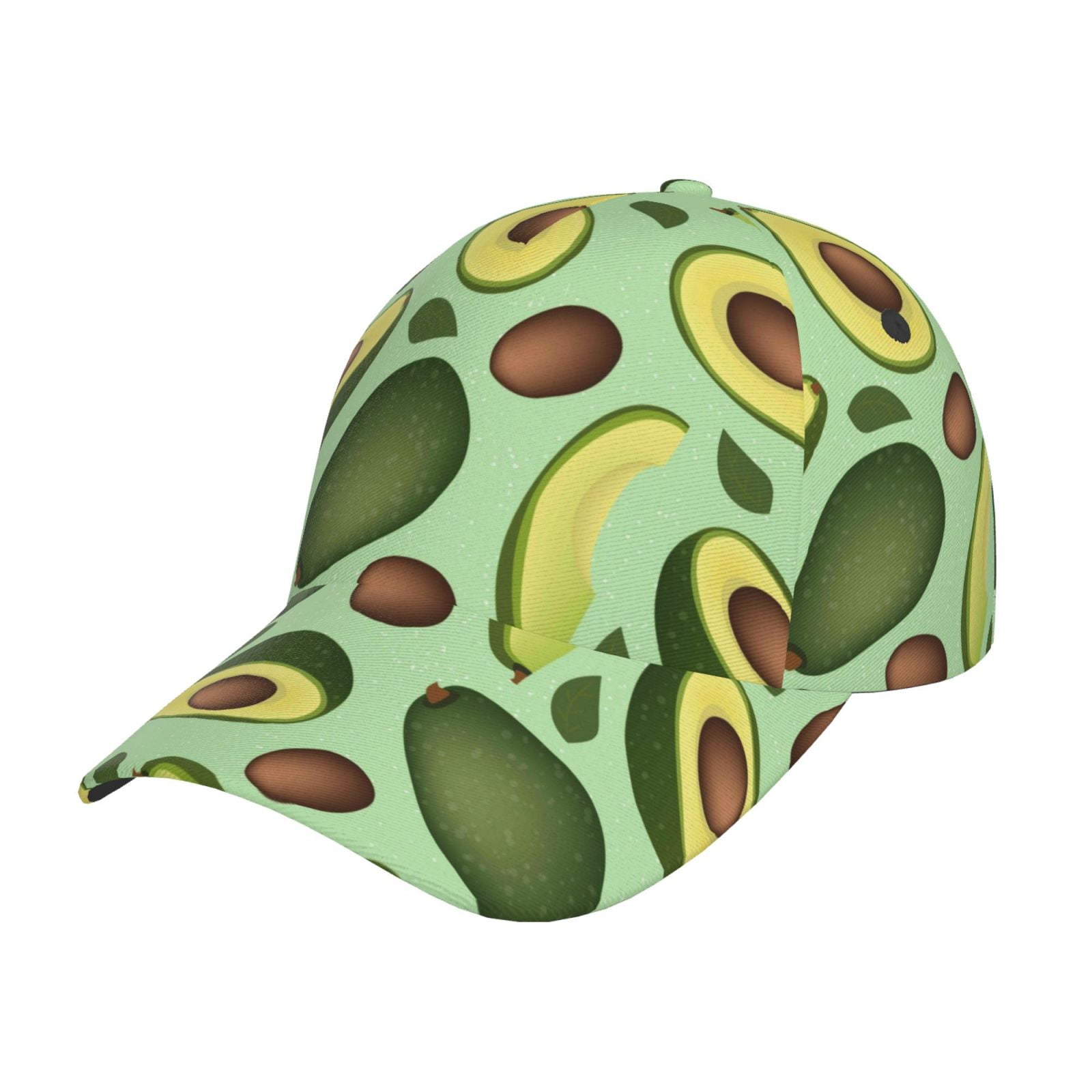 Fotbe Avocado With Seeds Baseball Cap, Avocado With Seeds Print Dad Hat ...