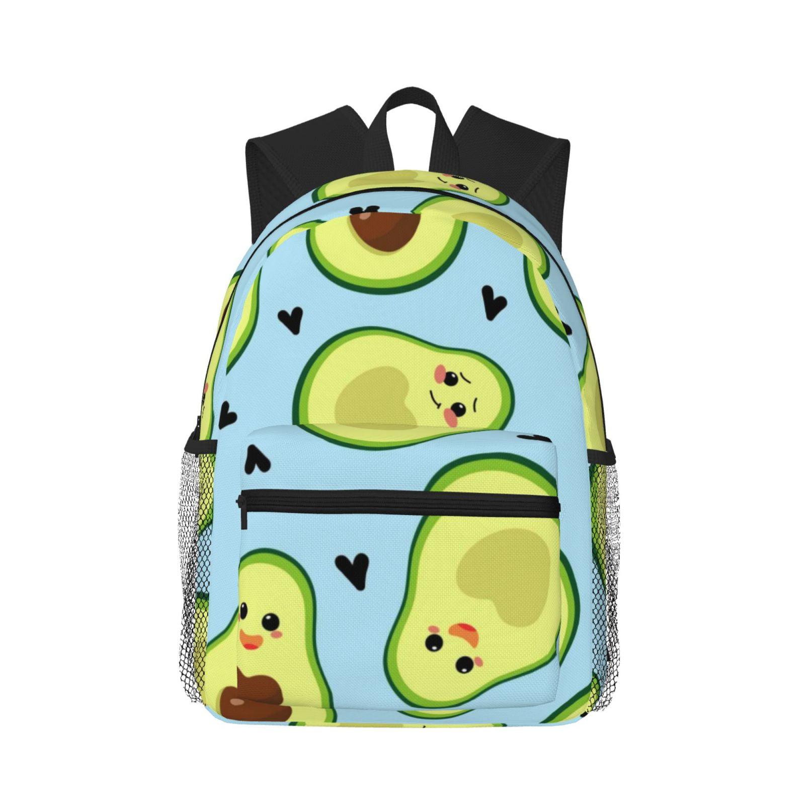 Fotbe Avocado and Hearts Lightweight Casual Laptop Backpack for Men and ...