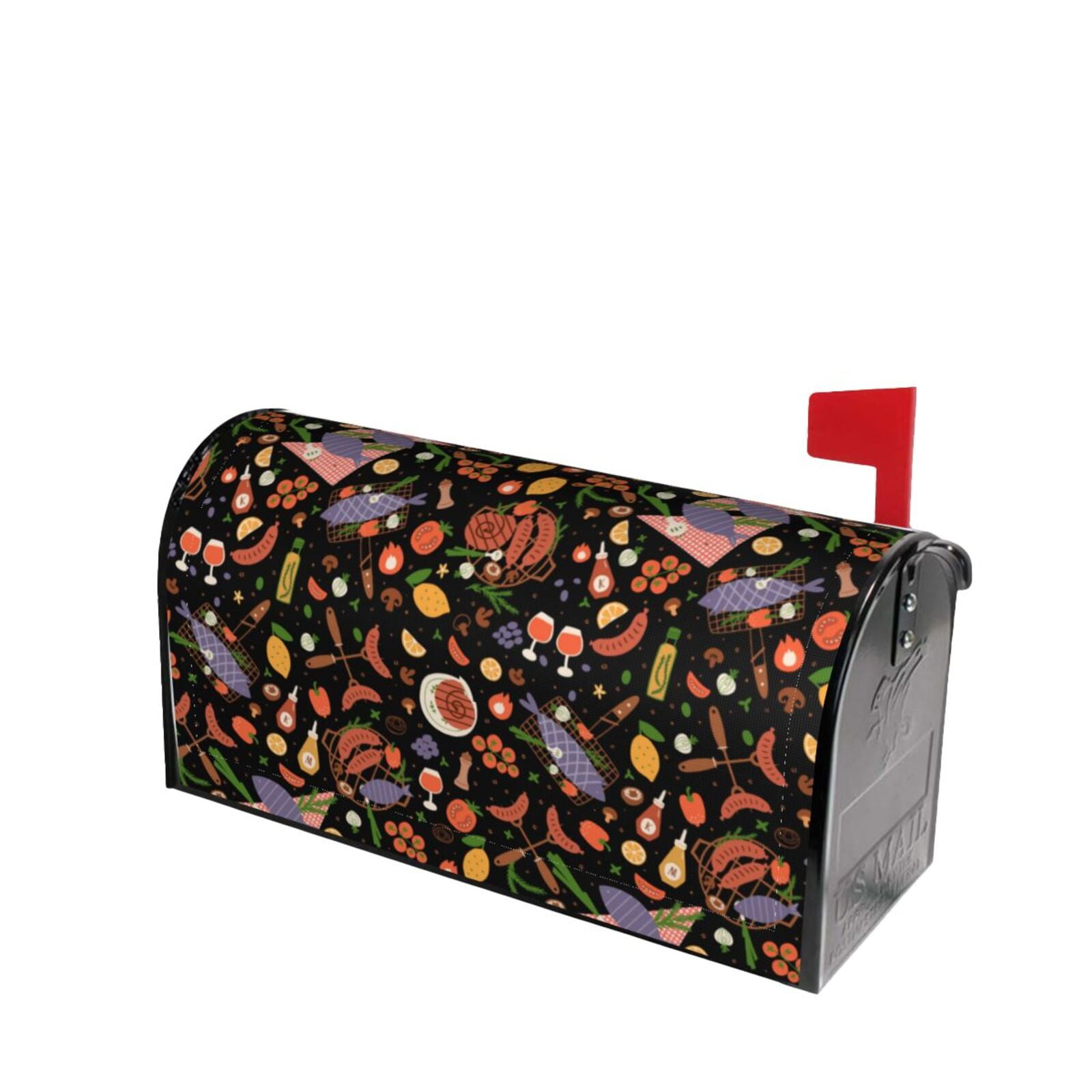 Fotbe BBQ Party Mailbox Covers Post Letter Box Cover Garden Decor ...