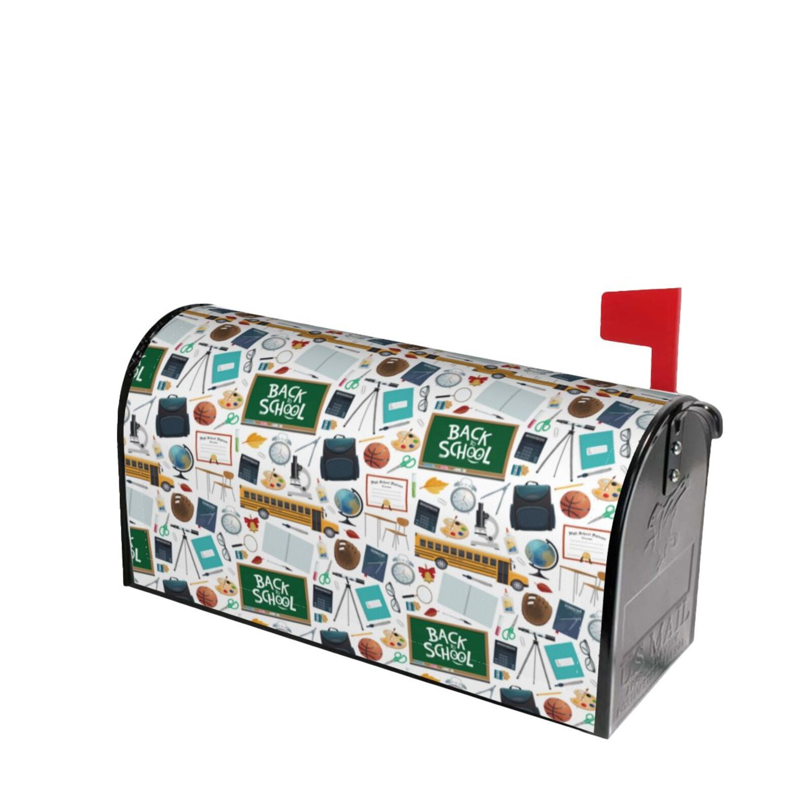Fotbe Back To School A Mailbox Covers Post Letter Box Cover Garden ...
