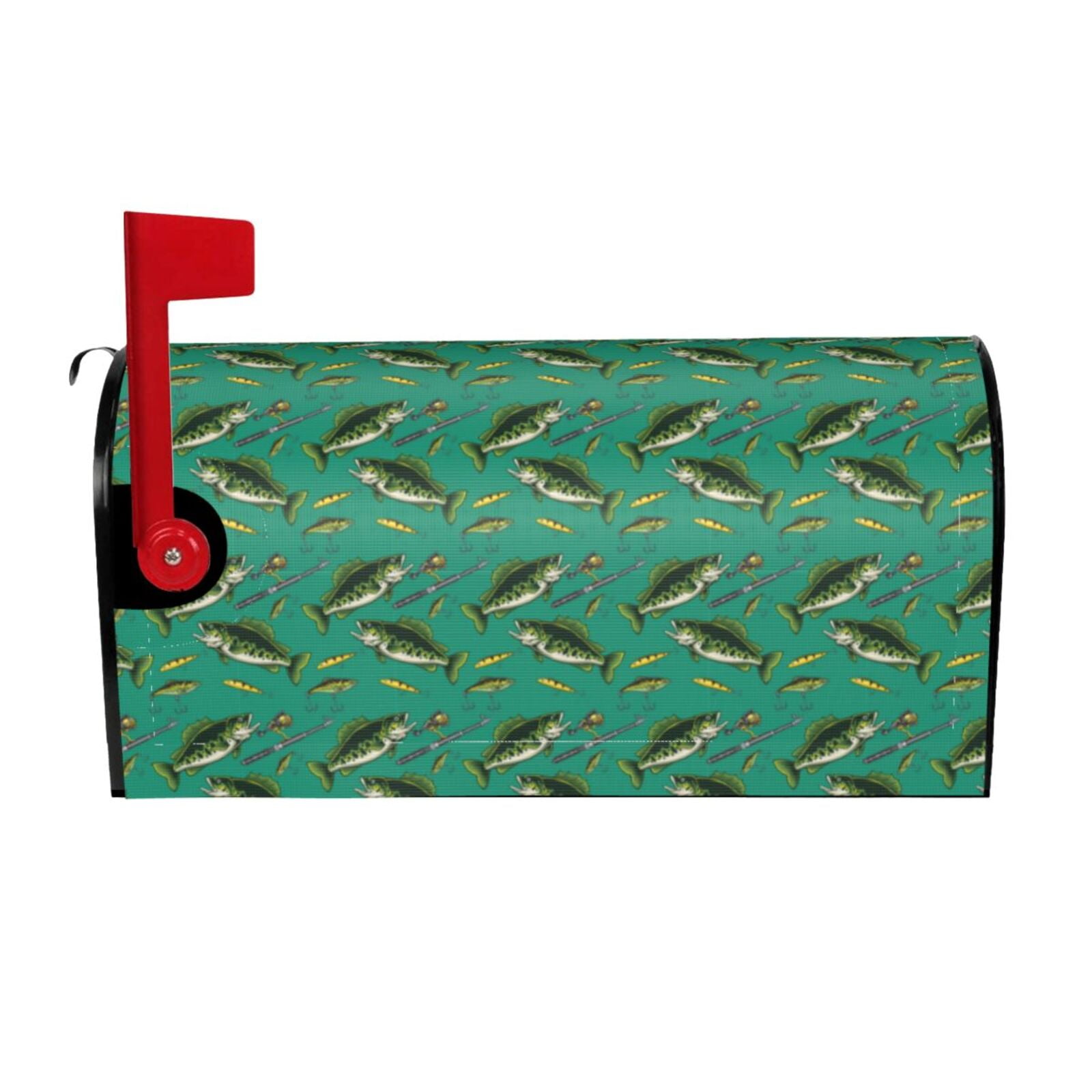Fotbe Bass Fish Mailbox Covers Post Letter Box Cover Garden Decor ...