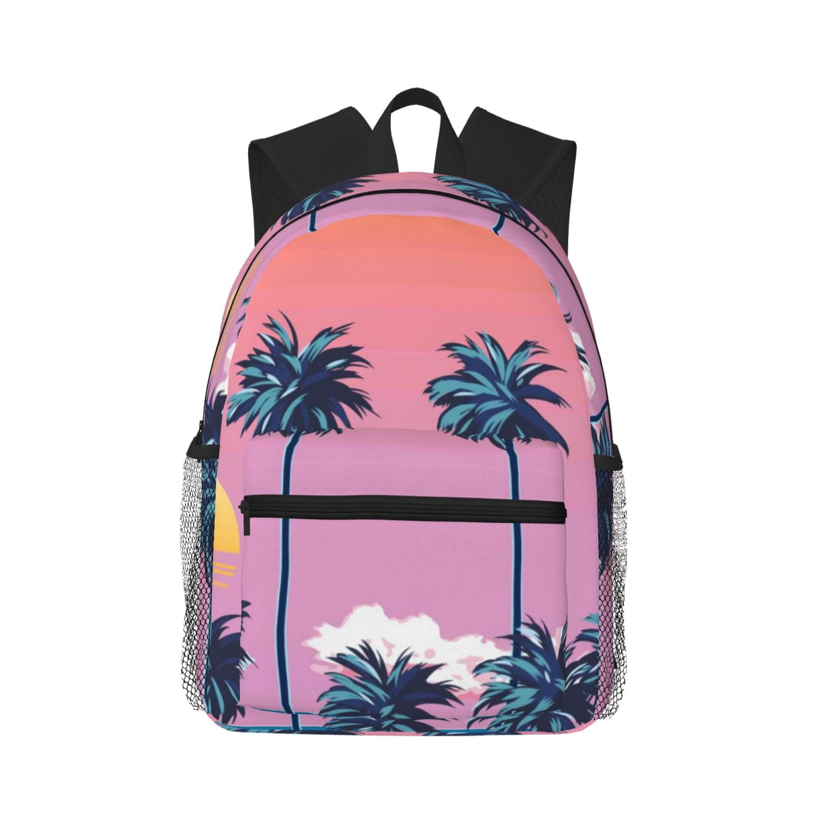 Fotbe Beach with Palm Trees Lightweight Casual Laptop Backpack for Men ...