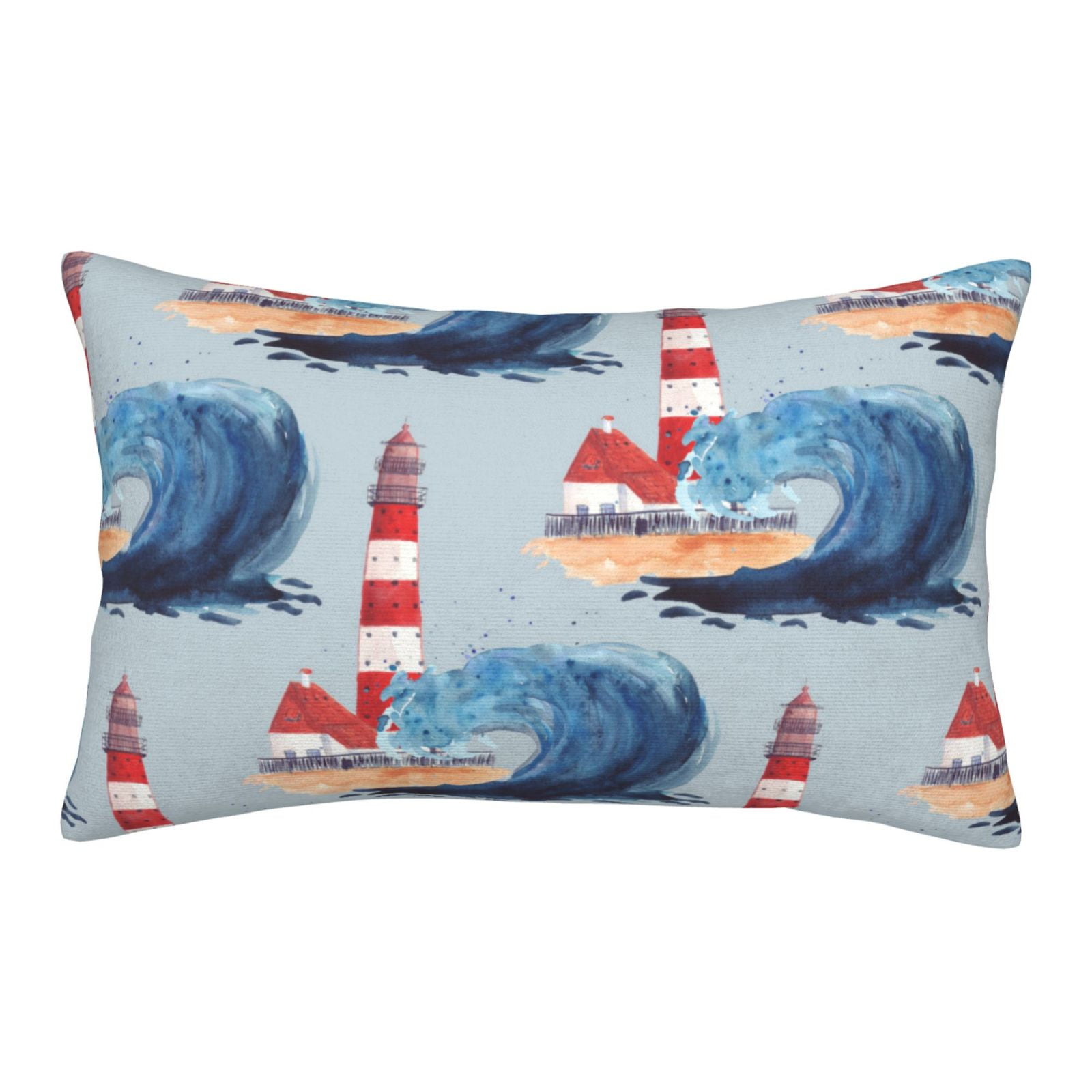 Fotbe Beacon In The Huge Waves Of The Surf Pillow Cases - Envelope ...