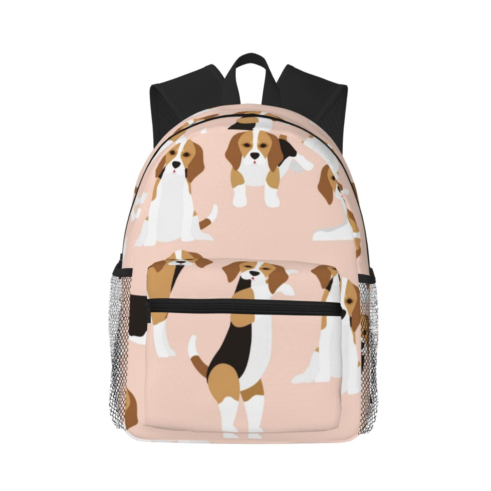 Fotbe Beagle Dog On Brown Lightweight Casual Laptop Backpack for Men ...