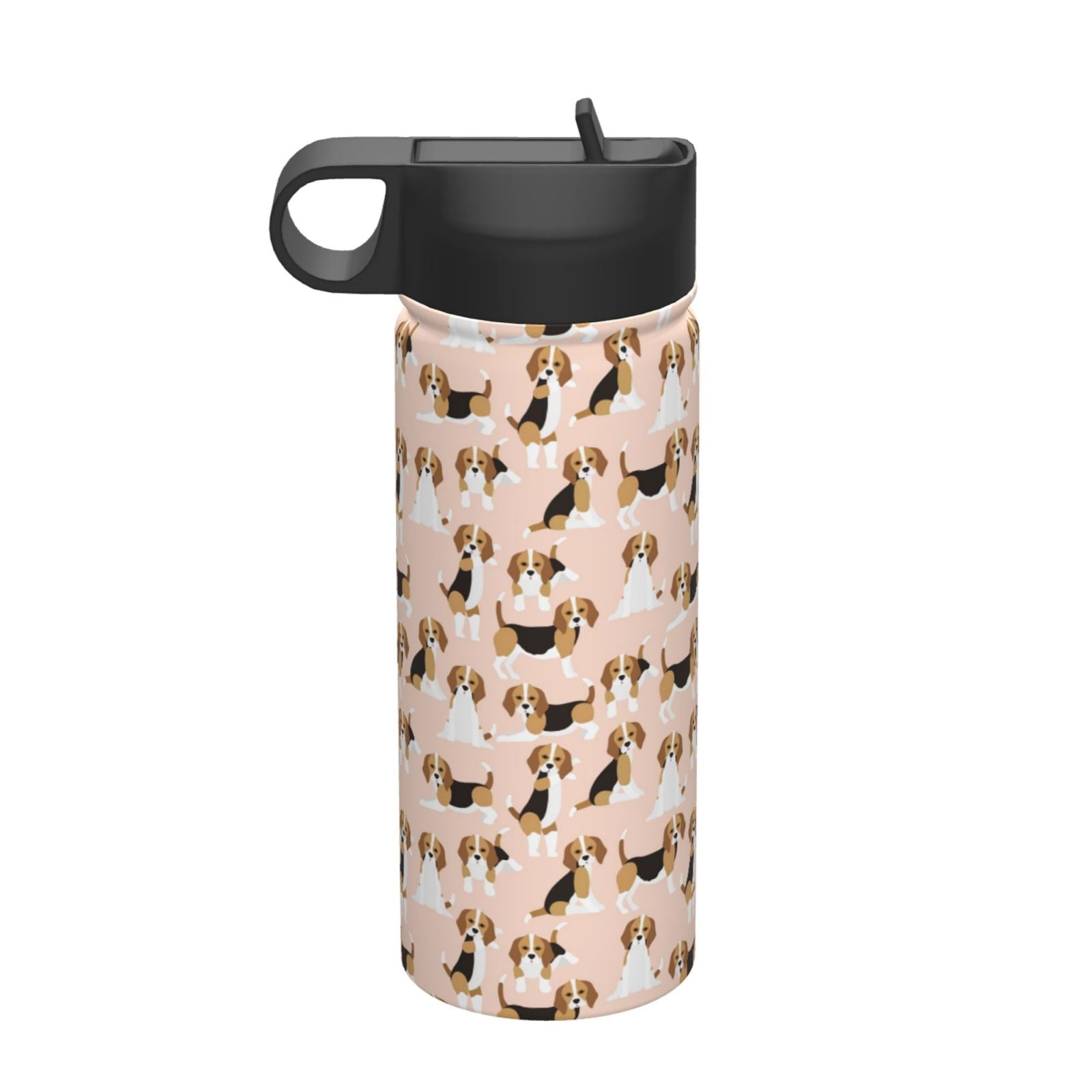 Fotbe Beagle Dog On Brown Pattern 18oz Sports Insulated Kettle ...