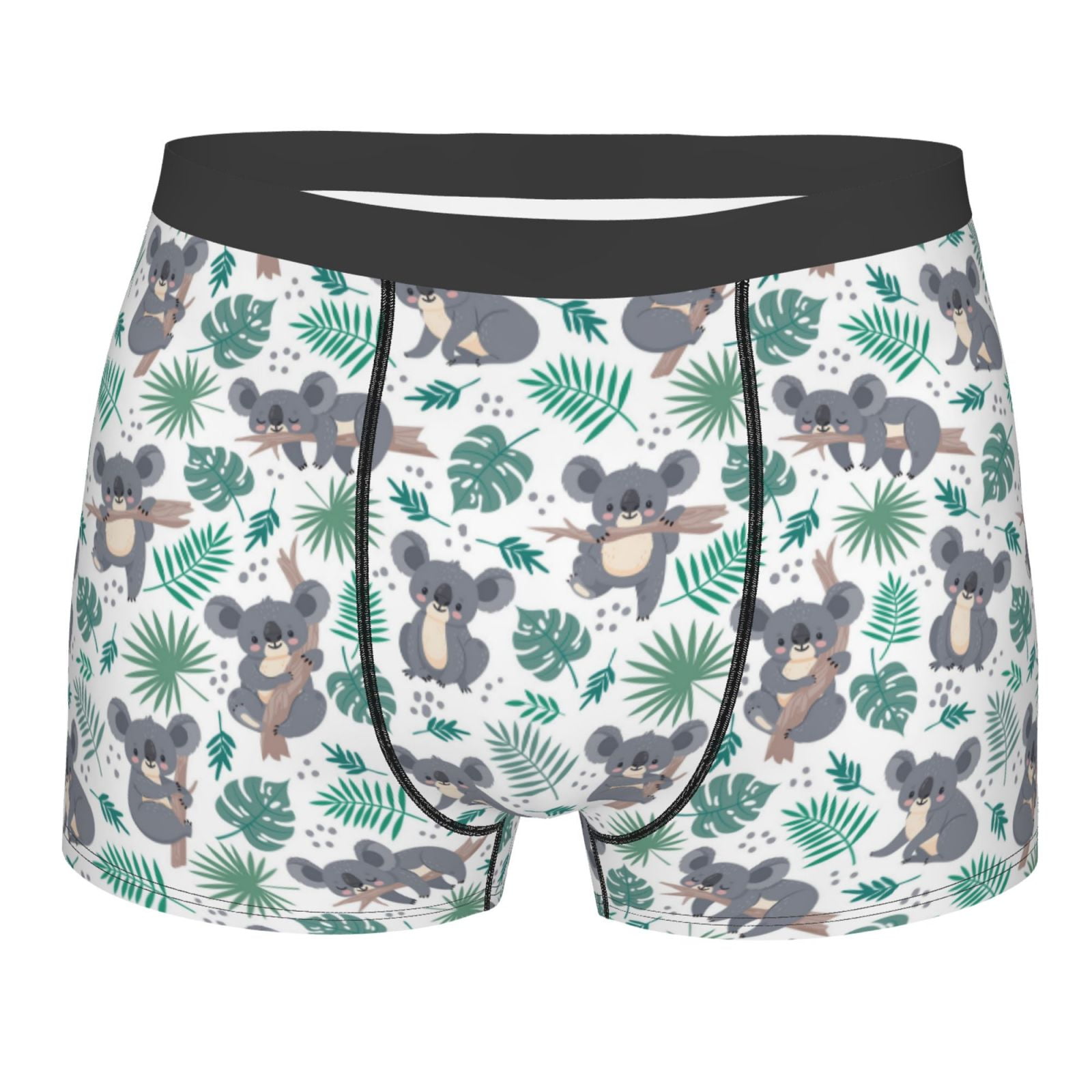 Fotbe Bears and Tropical Leaves Men’s Total Support Pouch Boxer Briefs ...