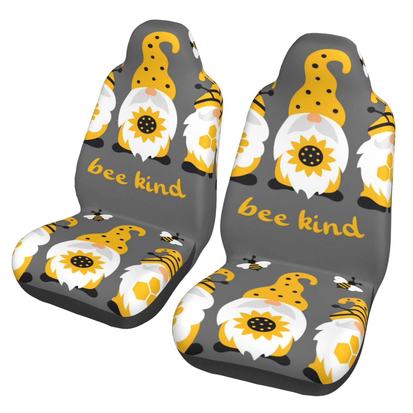 Fotbe Bee Kind Pattern Automotive Seat Covers for Cars Trucks and SUVs ...