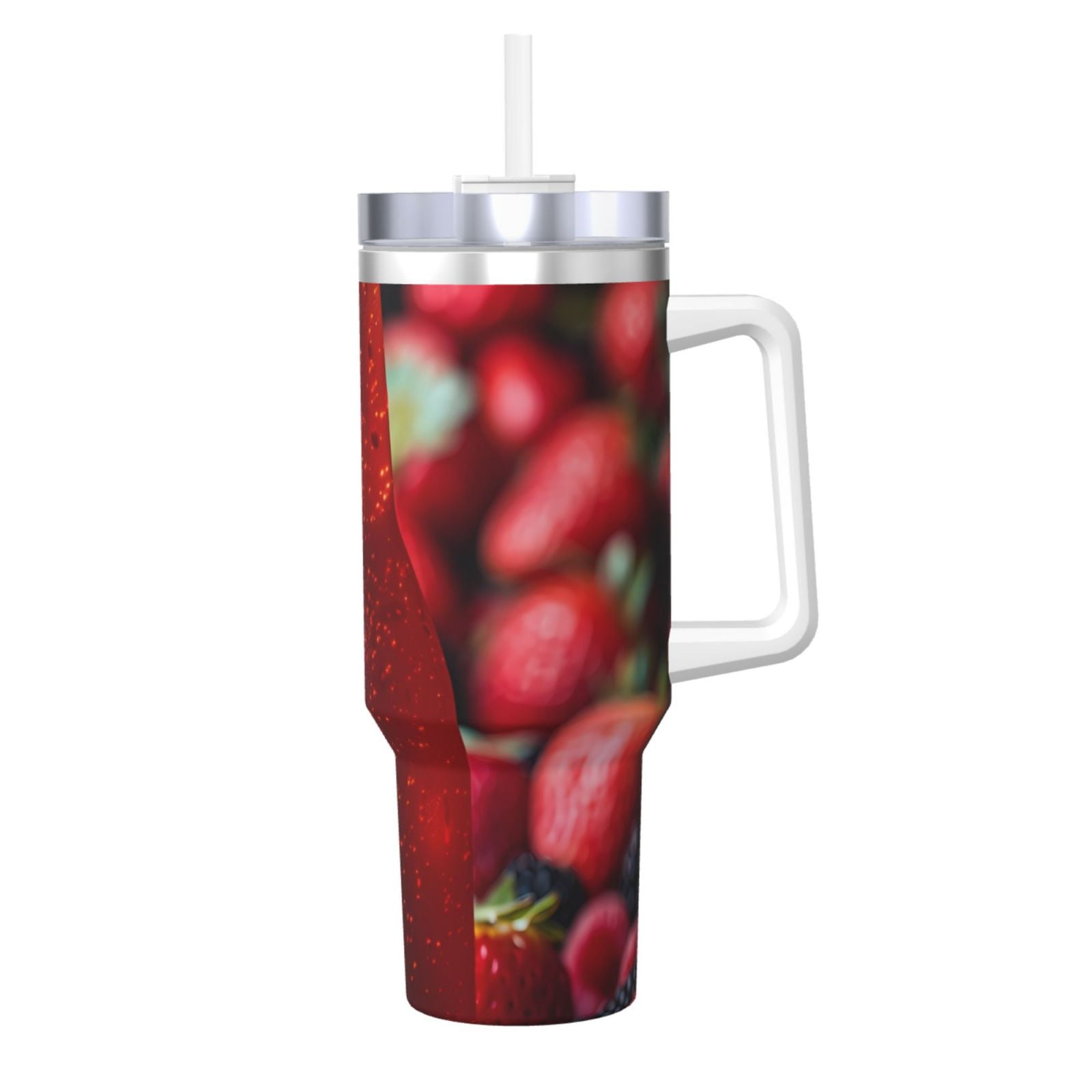 Fotbe Berry Infused Refreshment Pattern 40oz Ice Bully With Handle And ...