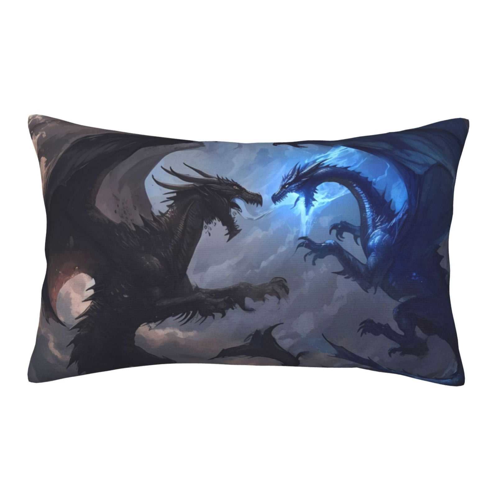 Fotbe Black And Blue Lightning Dragon Pillow Cases - Envelope Closure ...