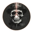 Fotbe Black White Hat Skull Pattern Christmas Tree Skirt, Tree Skirts ...