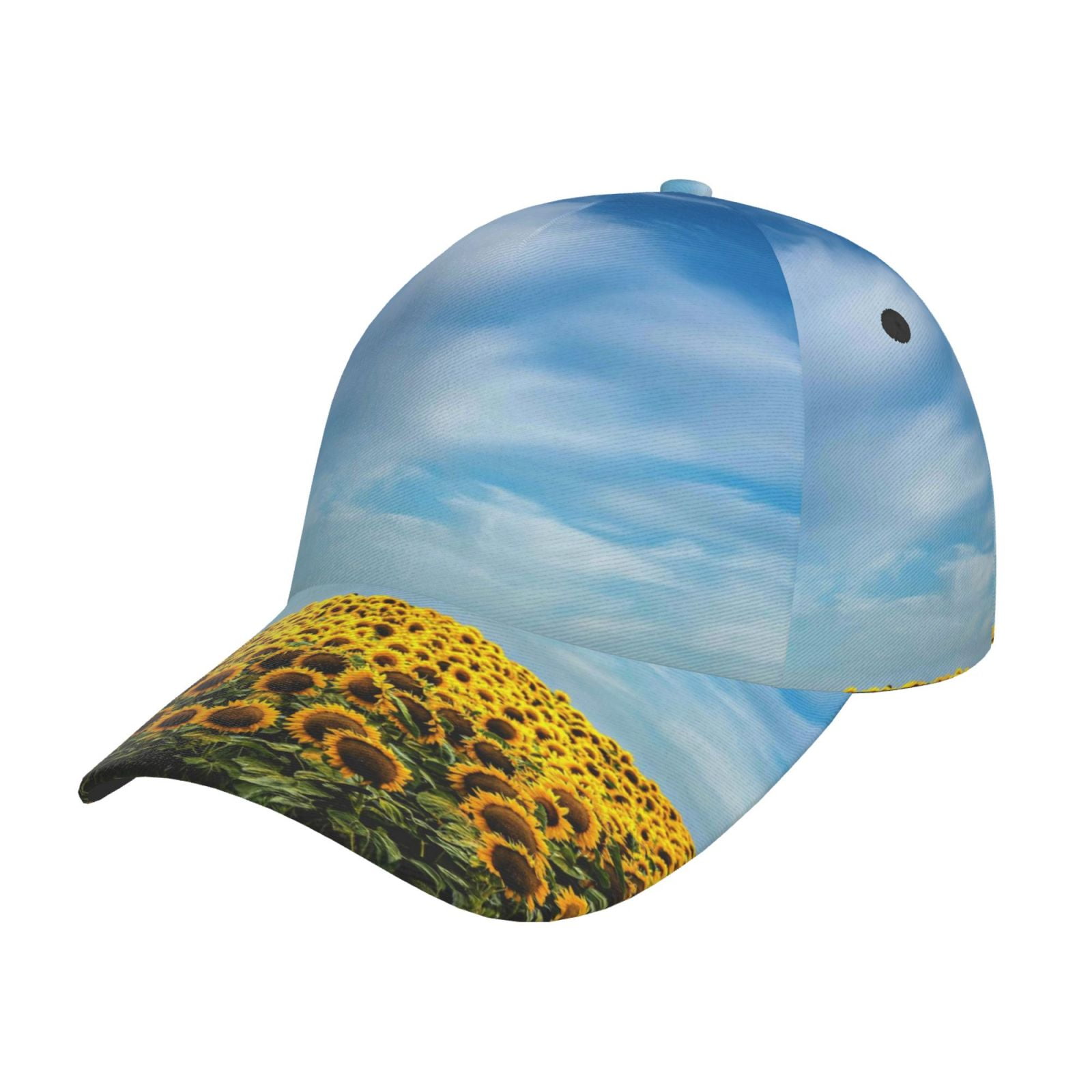 Fotbe Blooming Sunflower Field Baseball Cap, Blooming Sunflower Field ...