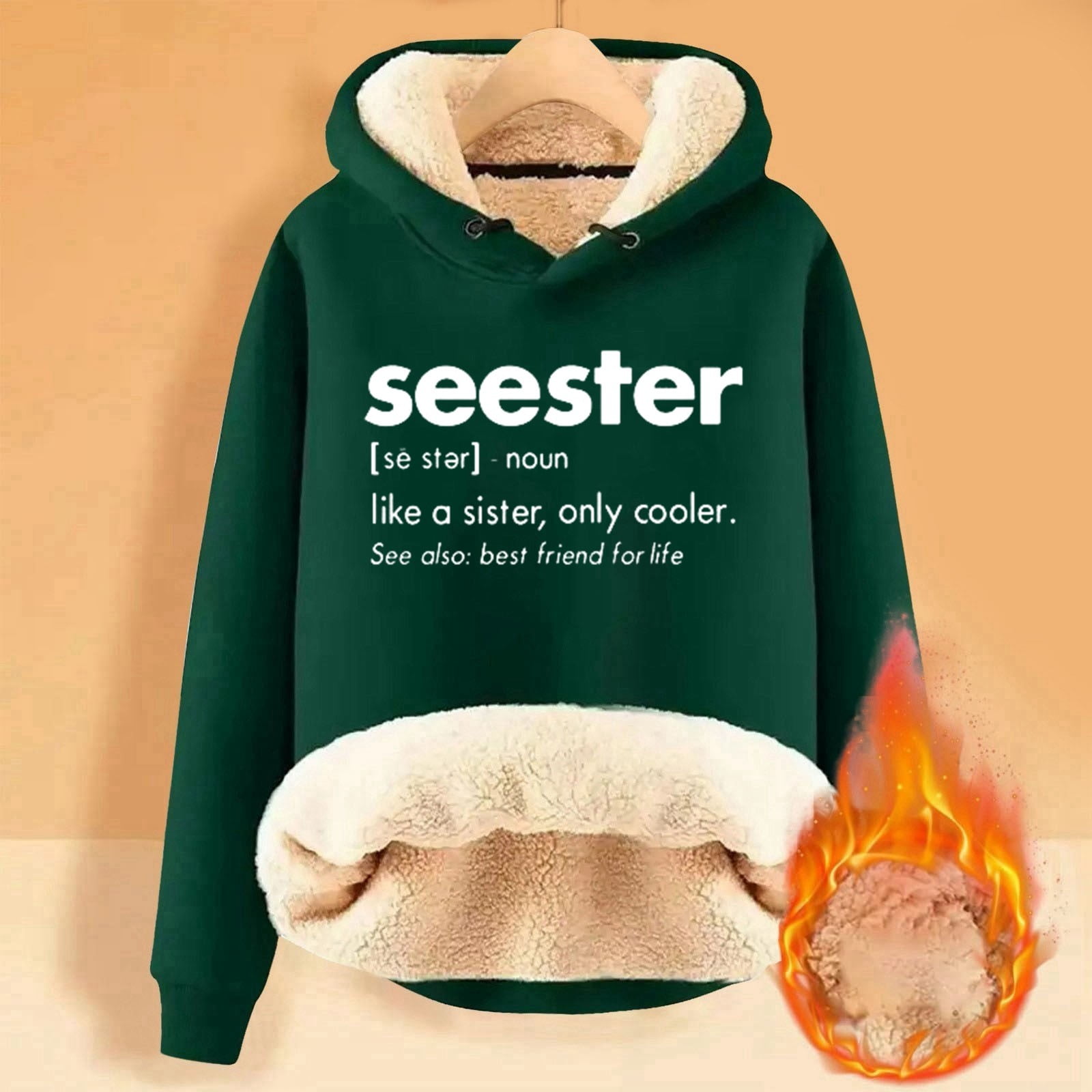 Women's Autumn And Winter Print And Velvet Thickened Warm And ...