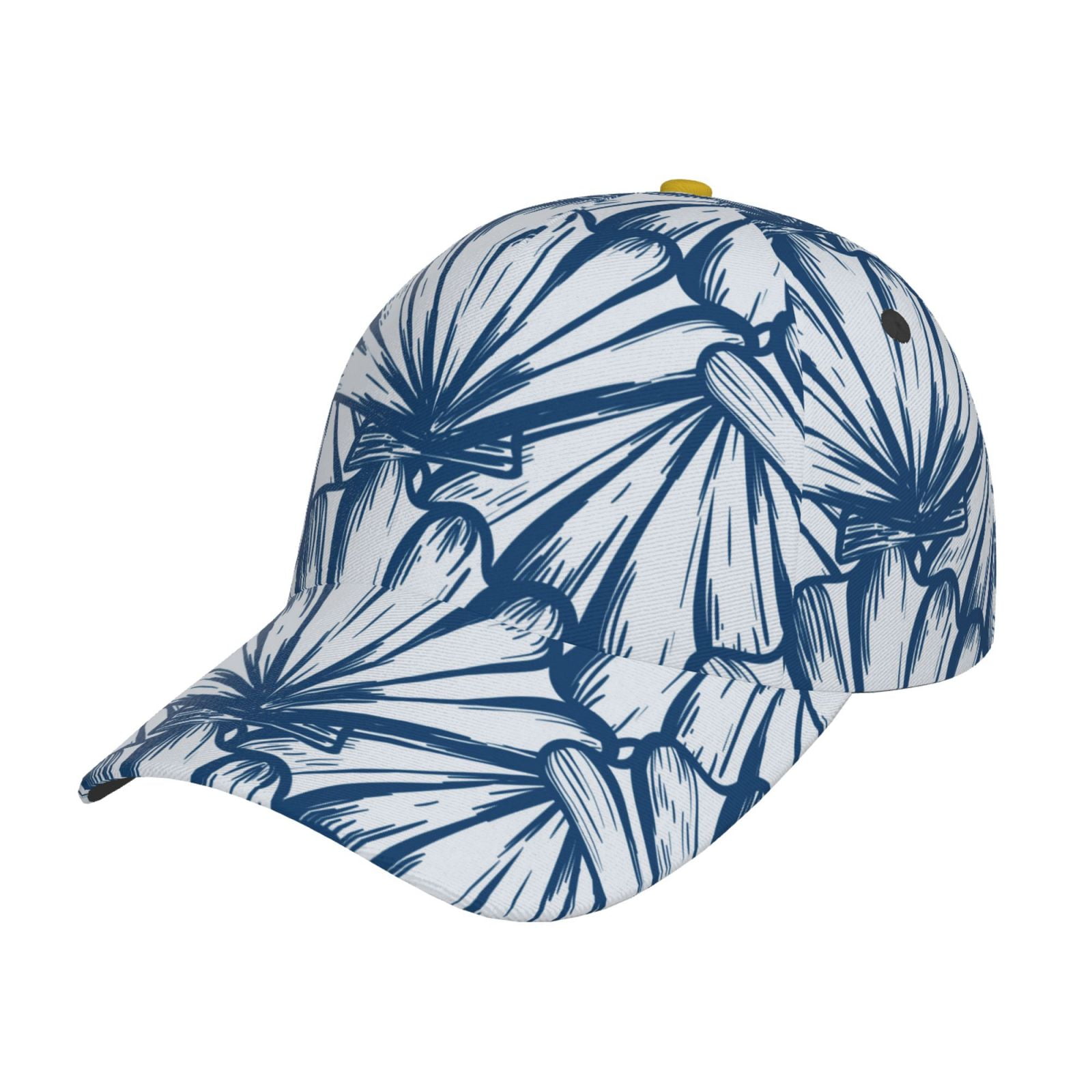 Fotbe Blue Shells Baseball Cap, Blue Shells Print Dad Hat,Outdoor Hat ...