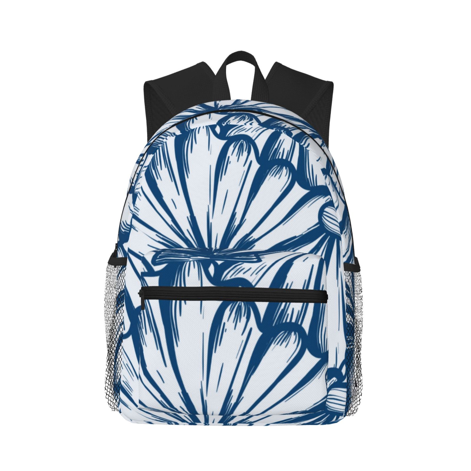 Fotbe Blue Shells Lightweight Casual Laptop Backpack for Men and Women ...