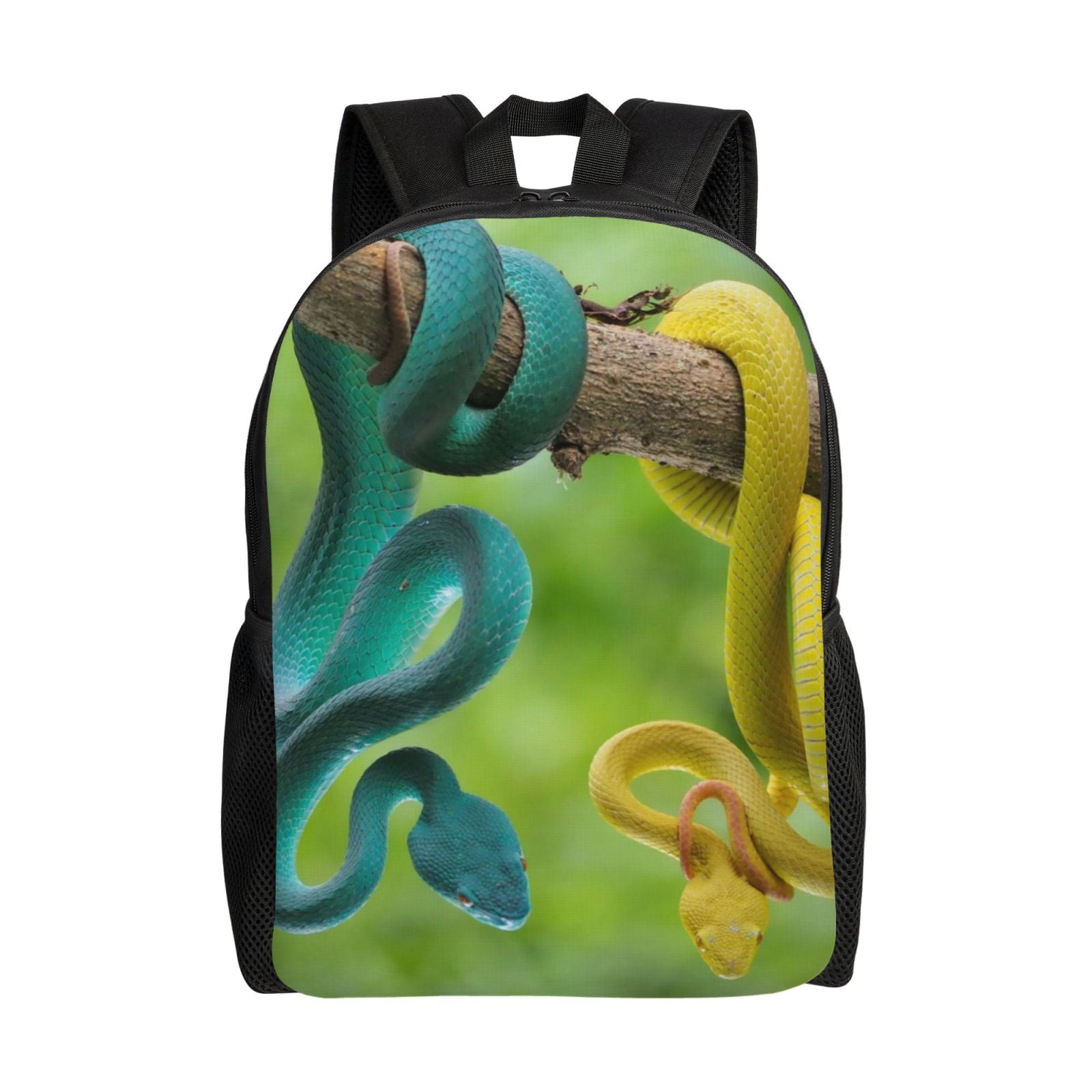 Fotbe Blue Viper And Yellow Viper Snake Travel Laptop Backpack ...