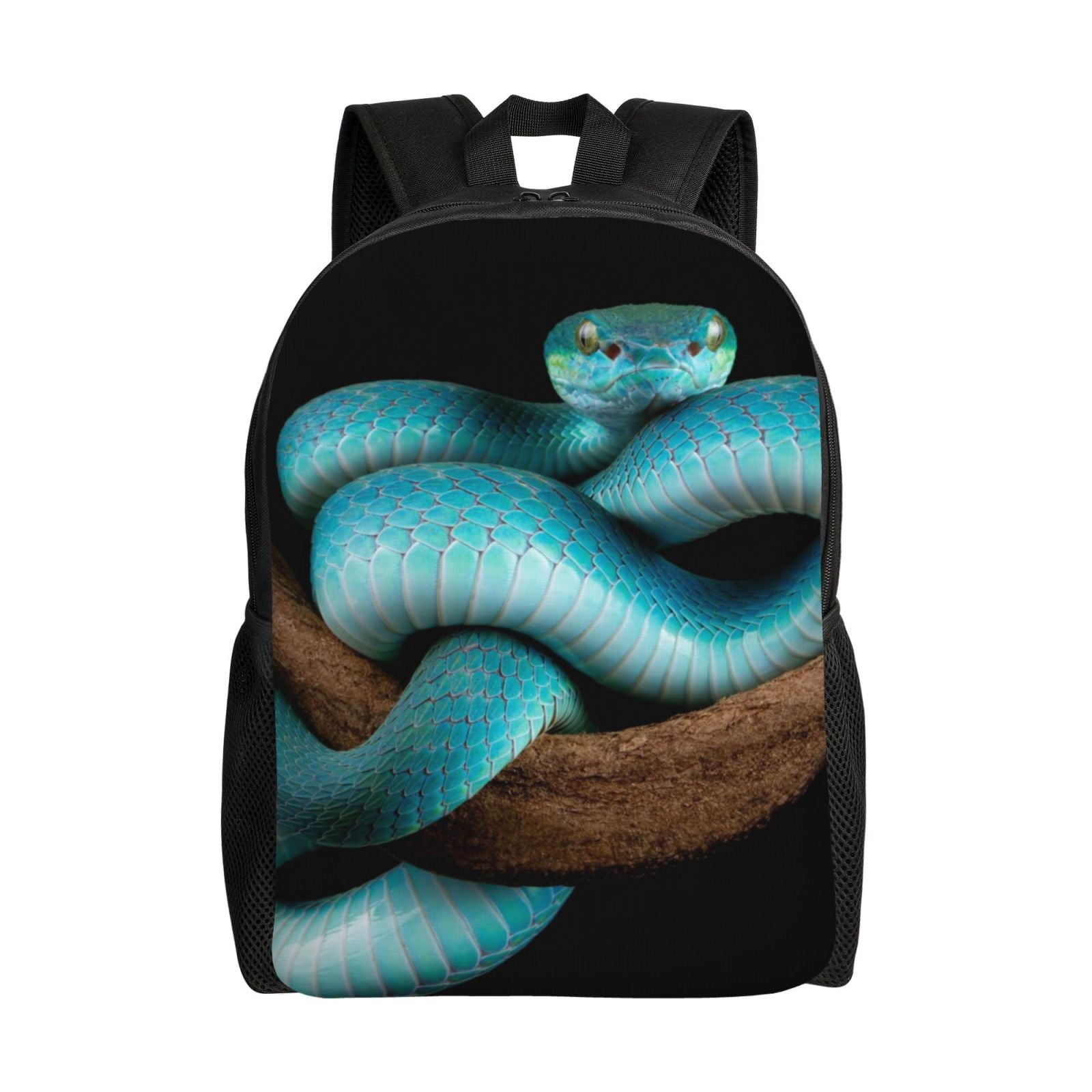 Fotbe Blue Viper Snake Travel Laptop Backpack, Business Slim Sturdy ...