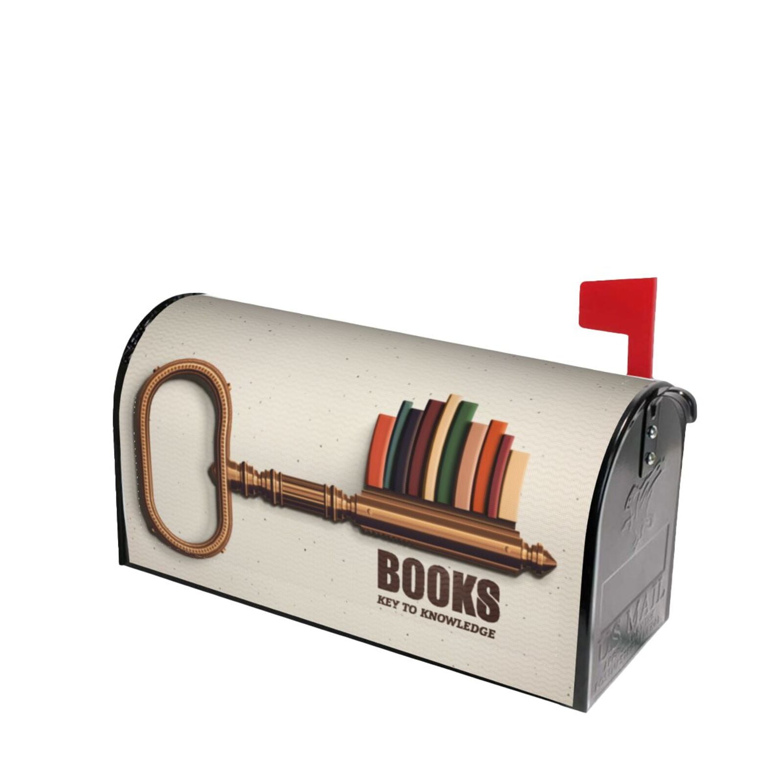 Fotbe Books Key To Knowledge Mailbox Covers Post Letter Box Cover ...