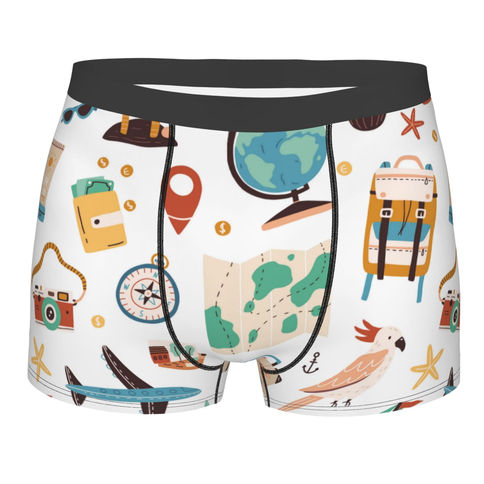 Fotbe Boxers Briefs For Men, Custom Mens Underwear Boxer Briefs With ...