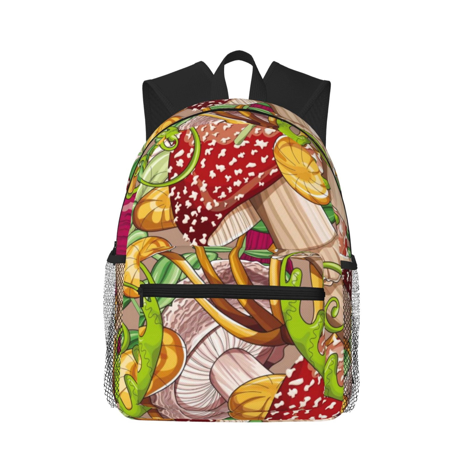 Fotbe Bright Mushrooms Lightweight Casual Laptop Backpack for Men and ...
