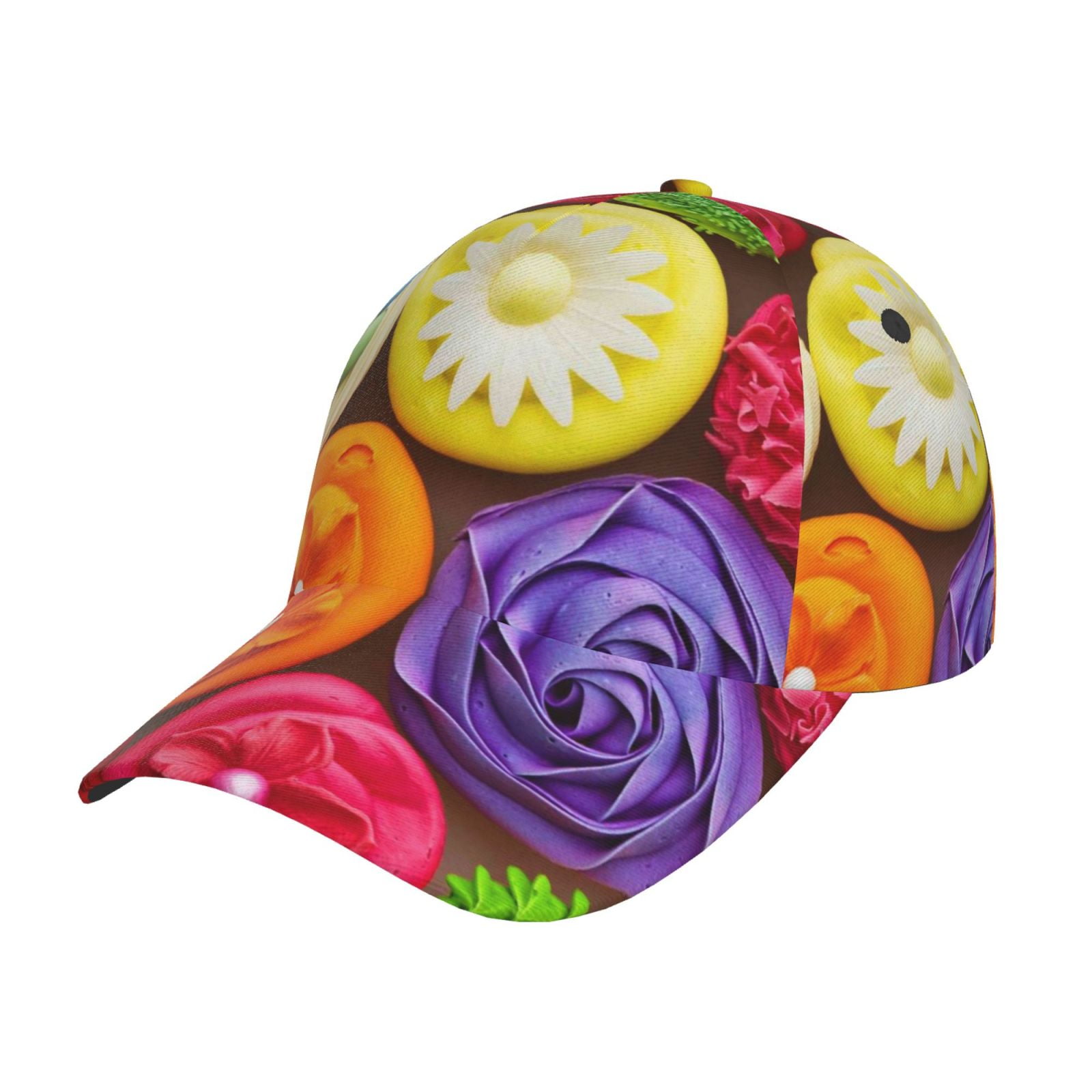 Fotbe Brightly Colored Cupcakes Baseball Cap, Brightly Colored Cupcakes ...