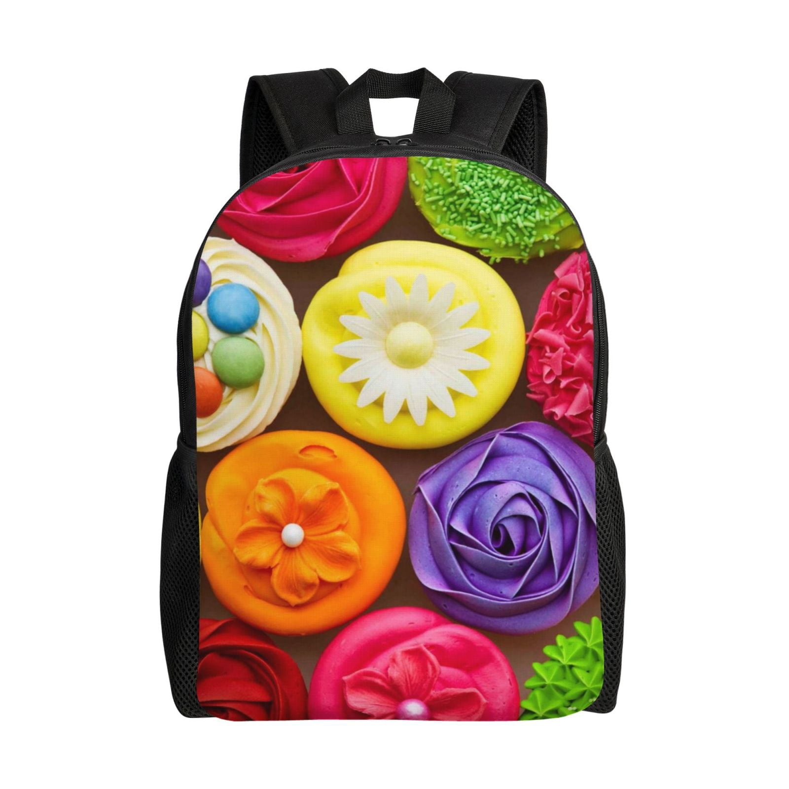 Fotbe Brightly Colored Cupcakes Travel Laptop Backpack, Business Slim ...