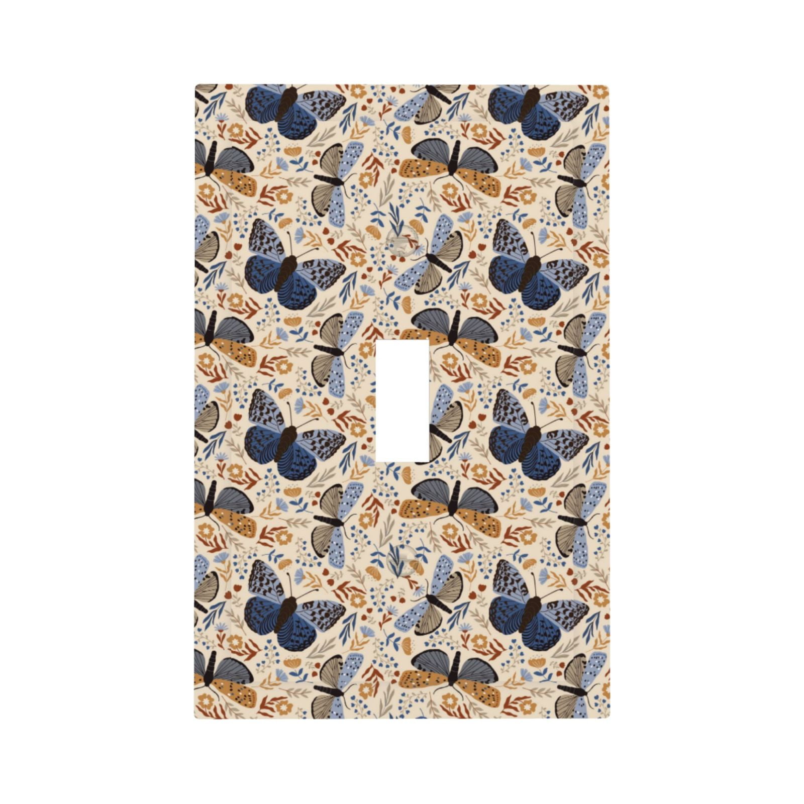 Fotbe Butterflies Print Duplex Receptacle Wall Plate, 1-Gang 5.0" x3.0 ...