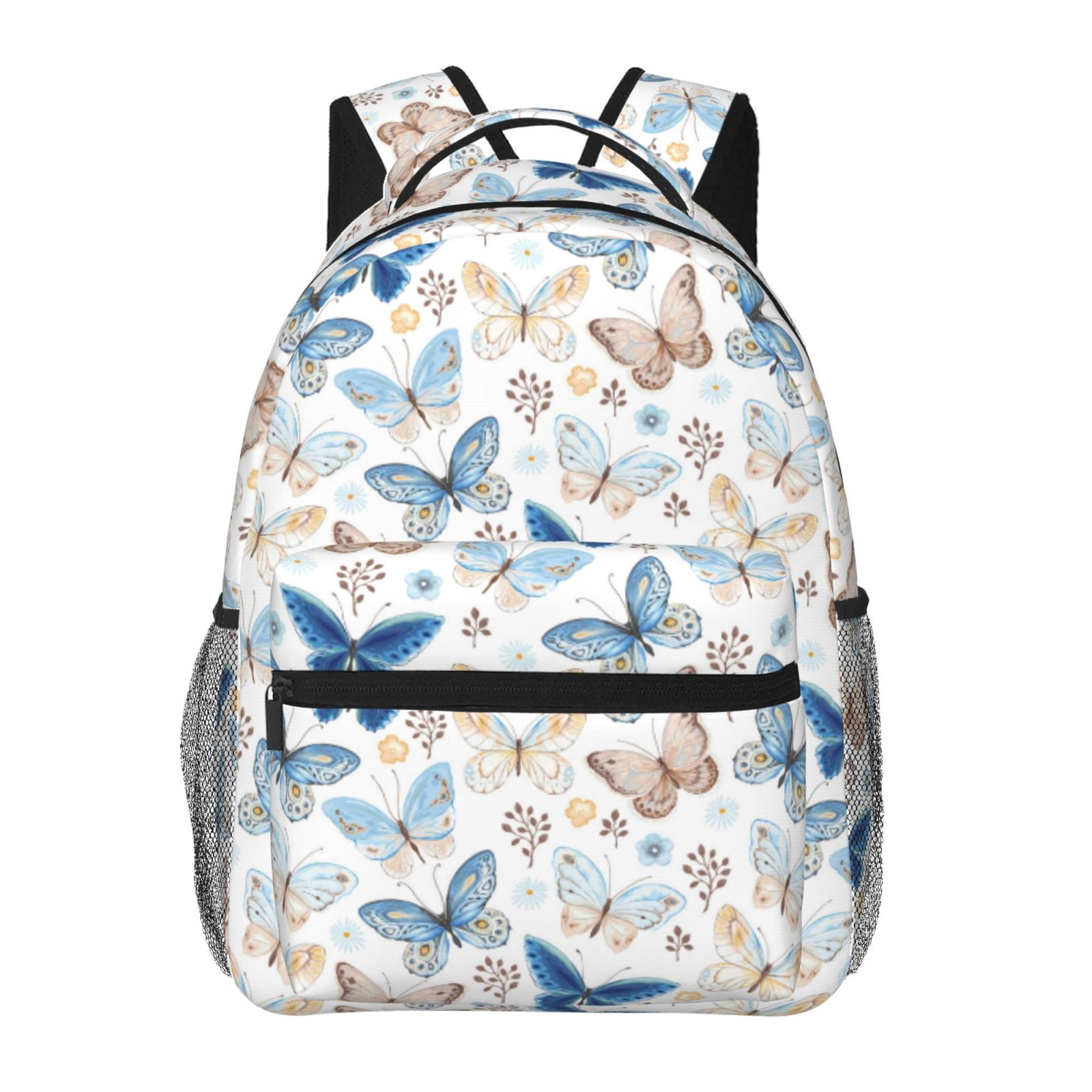 Fotbe Butterfly Pattern Casual Backpack for School, Travel, and Outdoor ...
