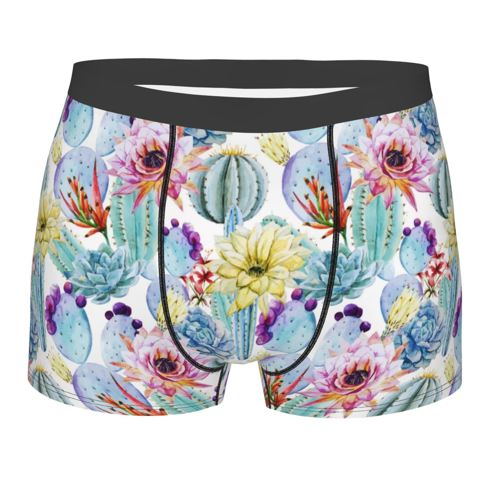 Fotbe Cactus1 Men’s Total Support Pouch Boxer Briefs, X-Temp Cooling ...