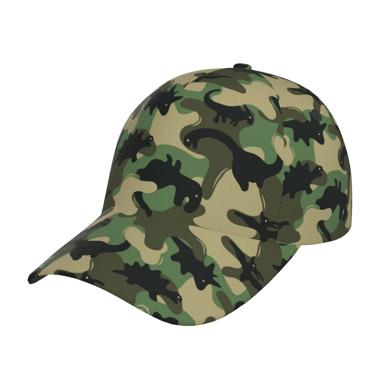 Fotbe Camouflage Dinosaur Baseball Cap, Camouflage Dinosaur Print Dad ...