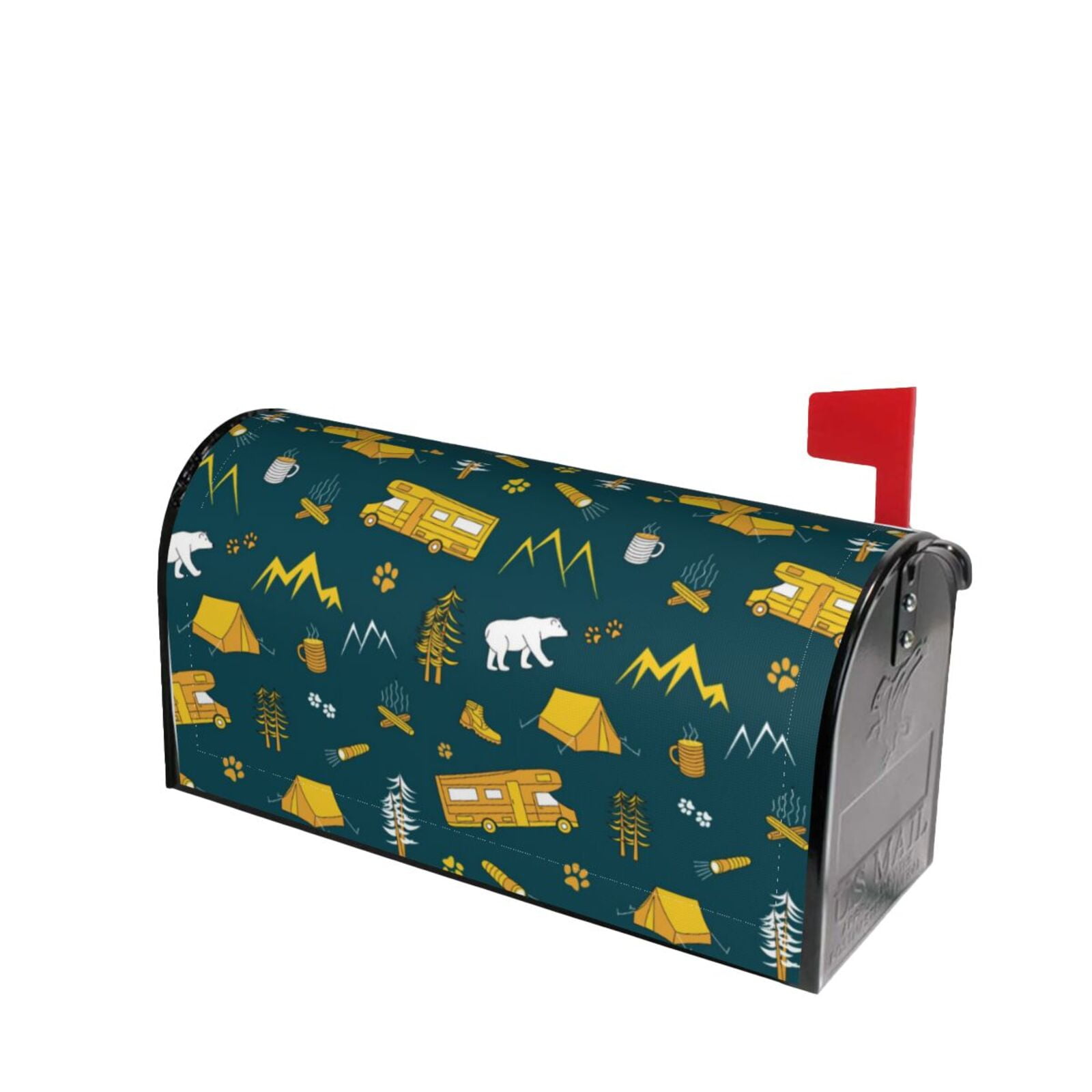 Fotbe Camping Mailbox Covers Post Letter Box Cover Garden Decor ...