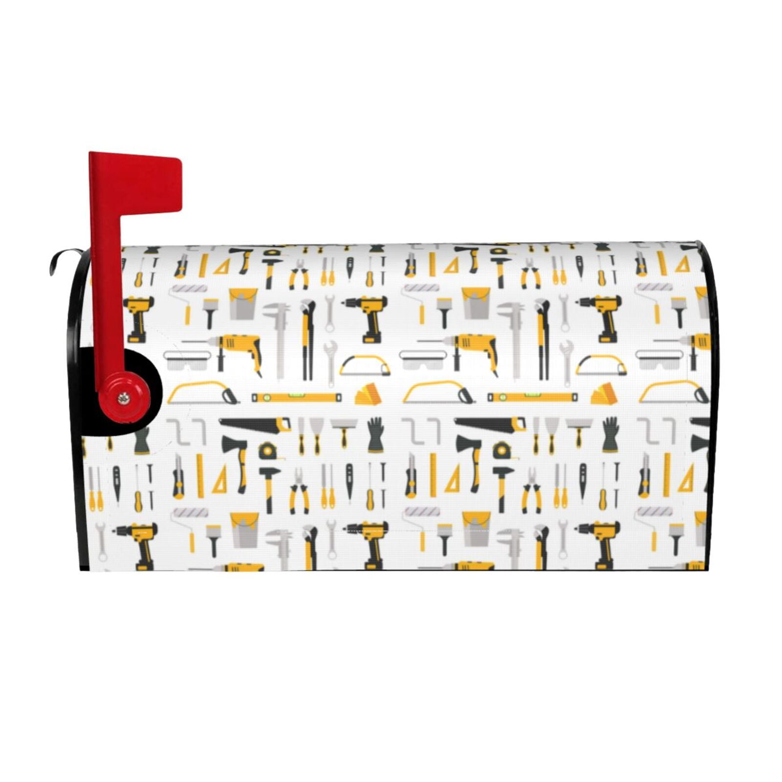 Fotbe Cartoon Color repair Tool Mailbox Covers Post Letter Box Cover ...