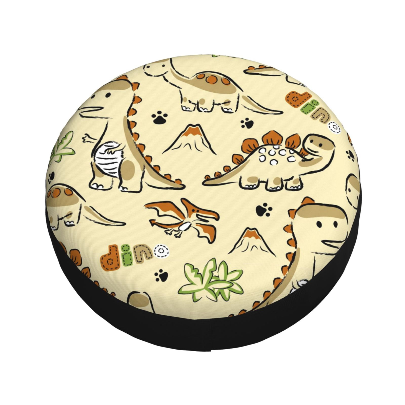 Fotbe Cartoon Dinosaurs Spare Tire Cover Thickening Universal Fit for ...