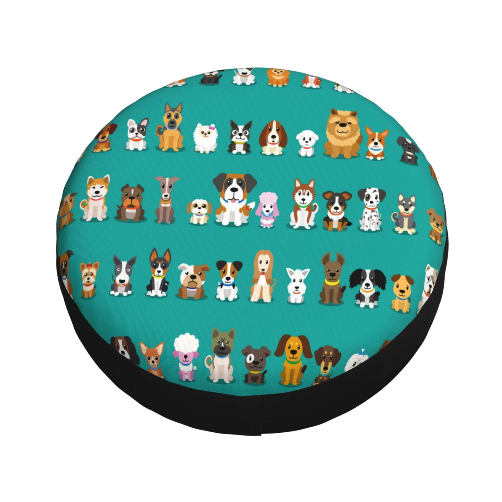 Fotbe Cartoon Dogs Spare Tire Cover Thickening Universal Fit for Jeep ...