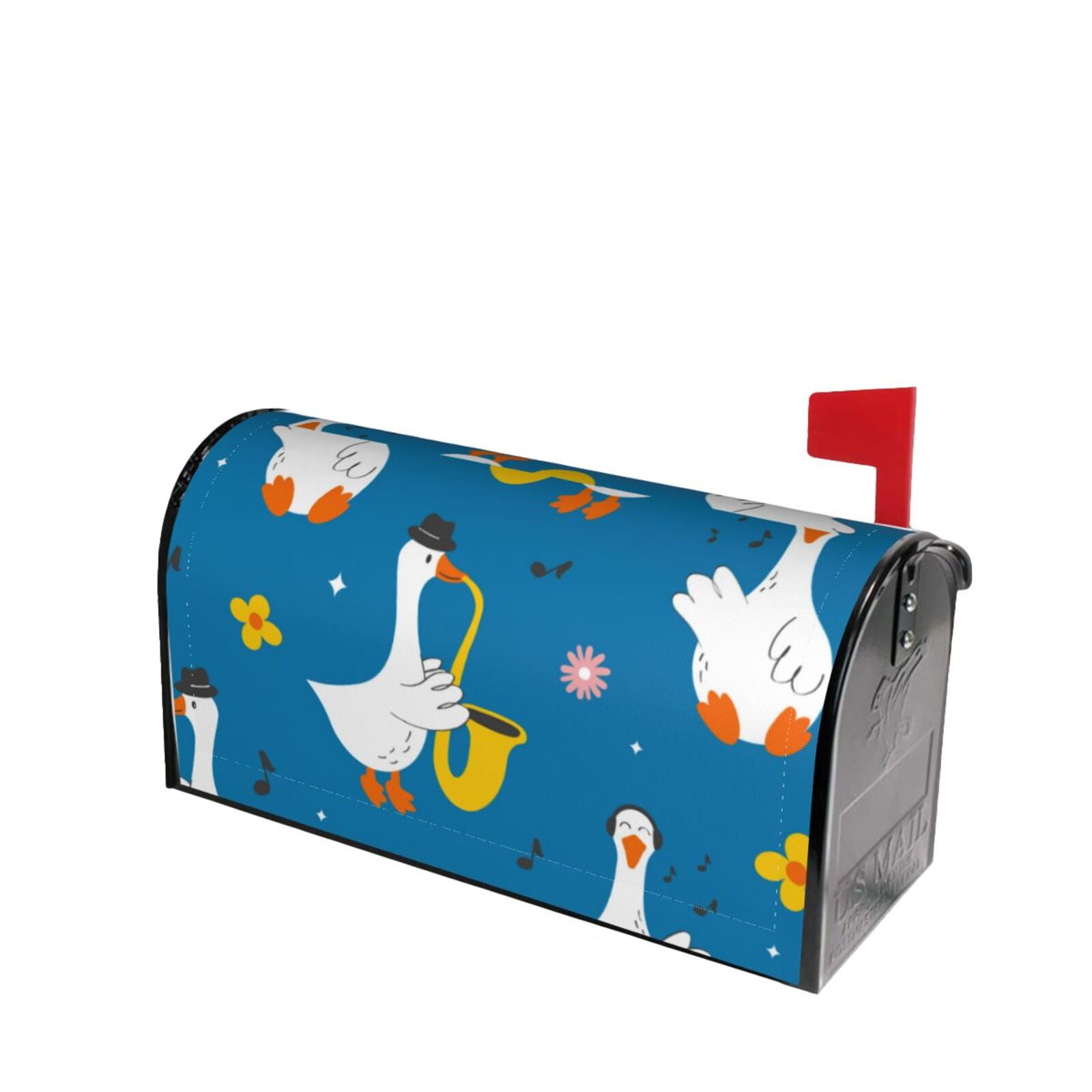Fotbe Cartoon Goose Mailbox Covers Post Letter Box Cover Garden Decor ...