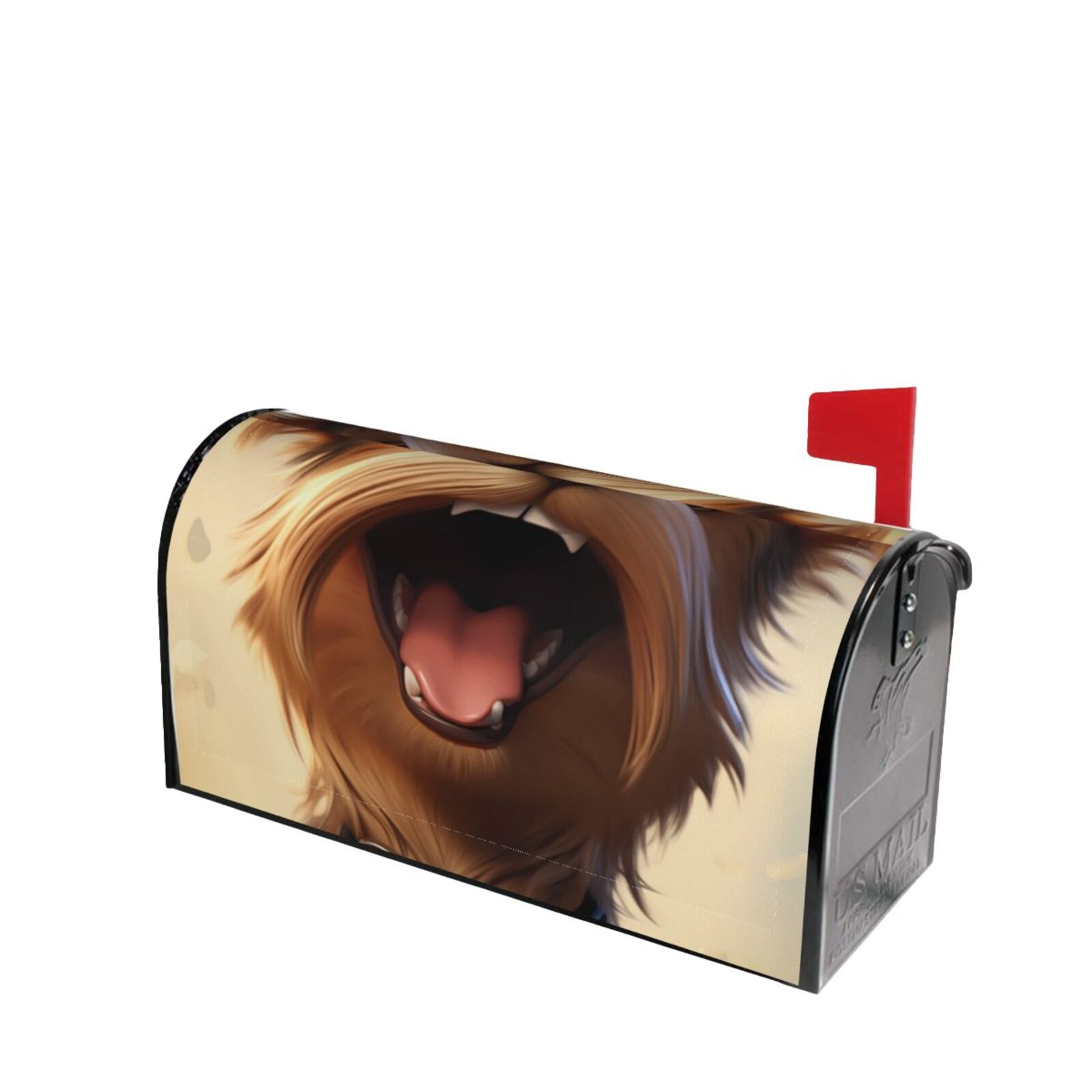 Fotbe Cartoon Happy Cute Puppy Mailbox Covers Post Letter Box Cover ...