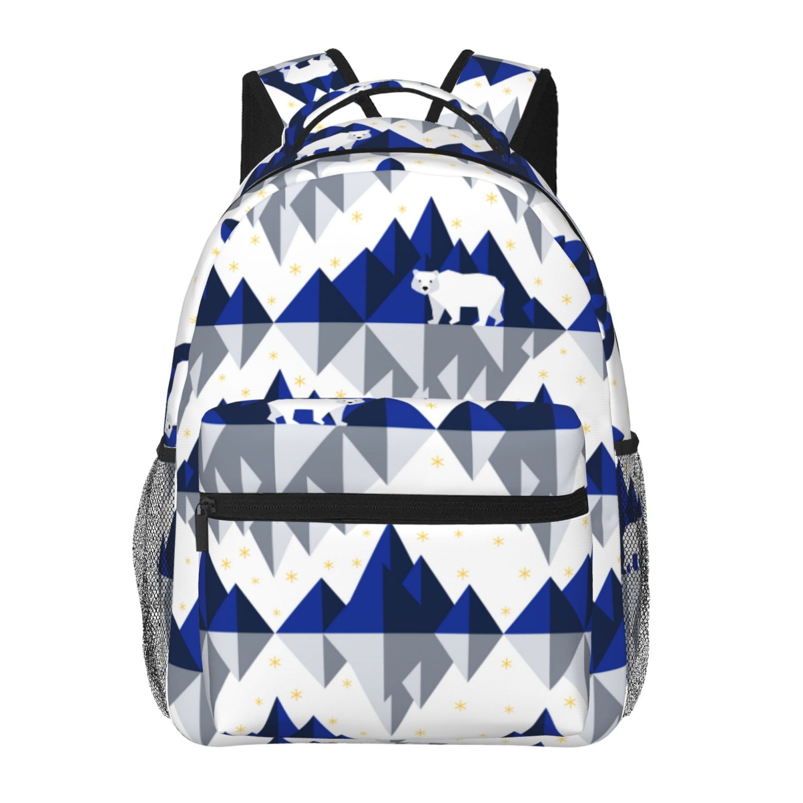 Fotbe Cartoon Iceberg Polar Bear Pattern Casual Backpack for School ...