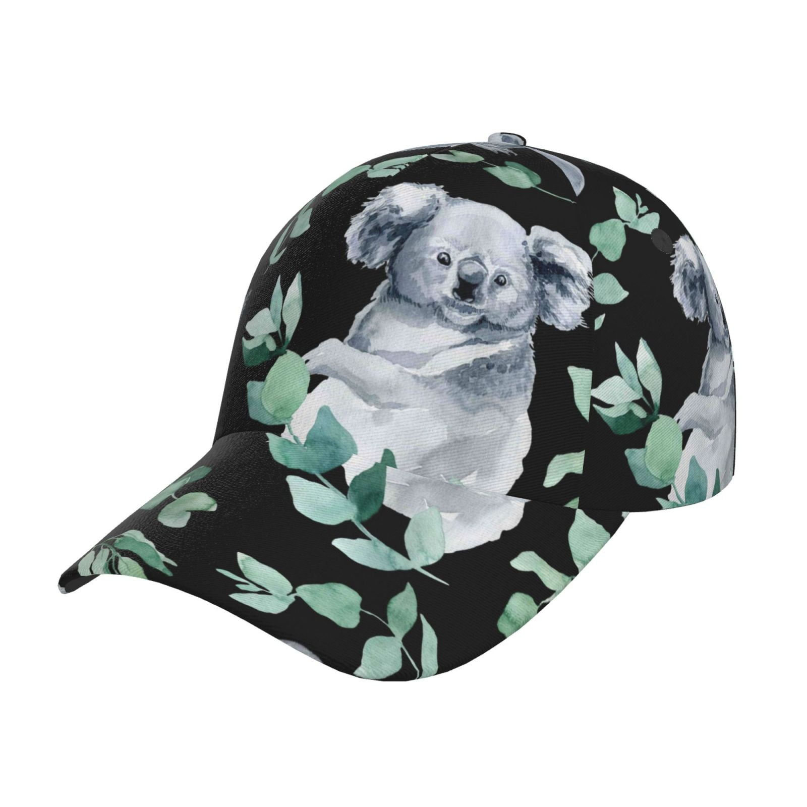 Fotbe Cartoon Koala Bear Baseball Cap, Cartoon Koala Bear Print Dad Hat ...
