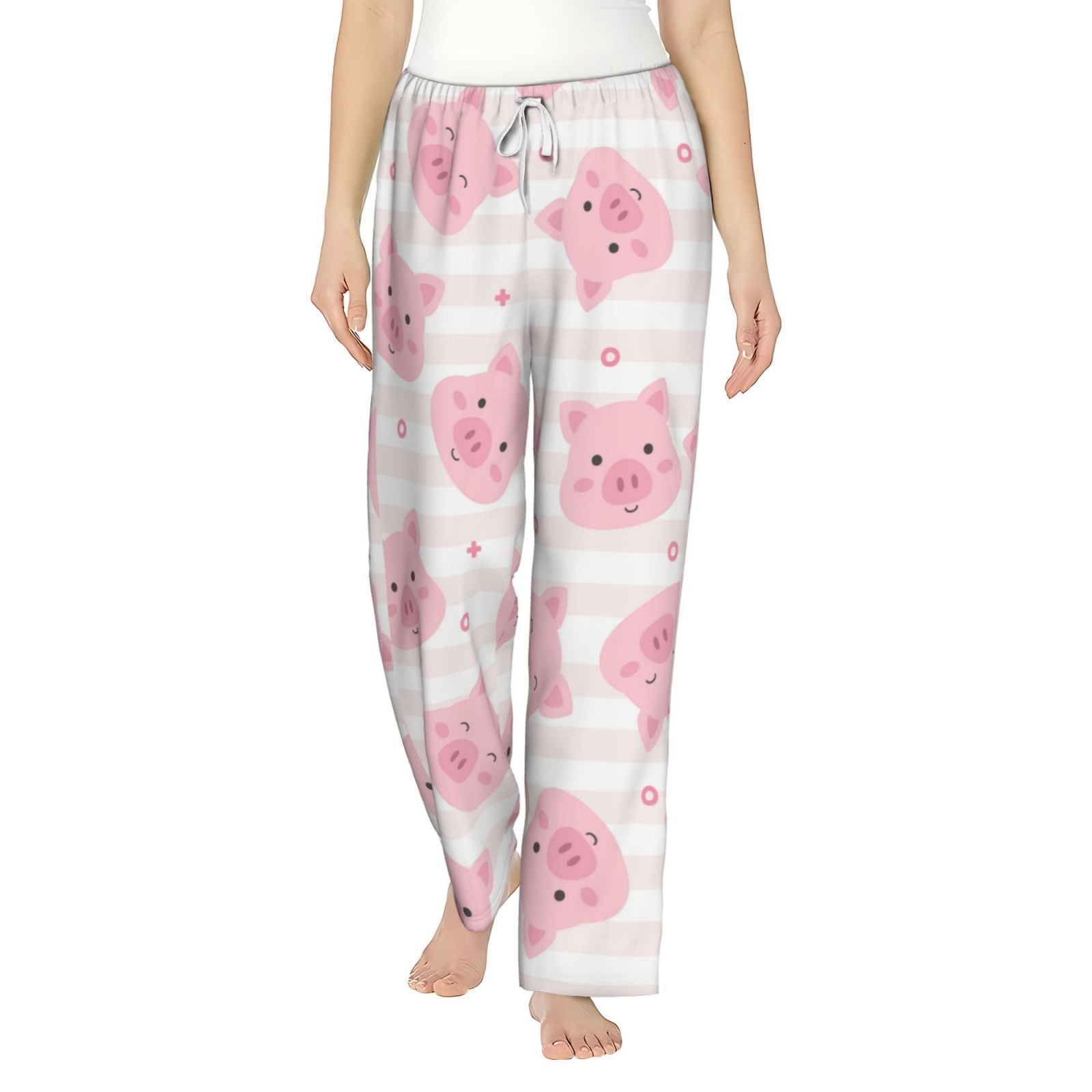 Fotbe Cartoon Pig Women's Pajama Pants,Sleepwear Pants,Pj Bottoms ...